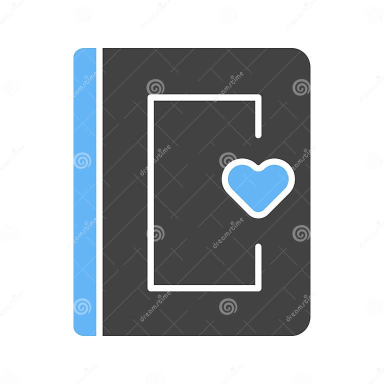 Diary icon vector image. stock illustration. Illustration of phonebook ...
