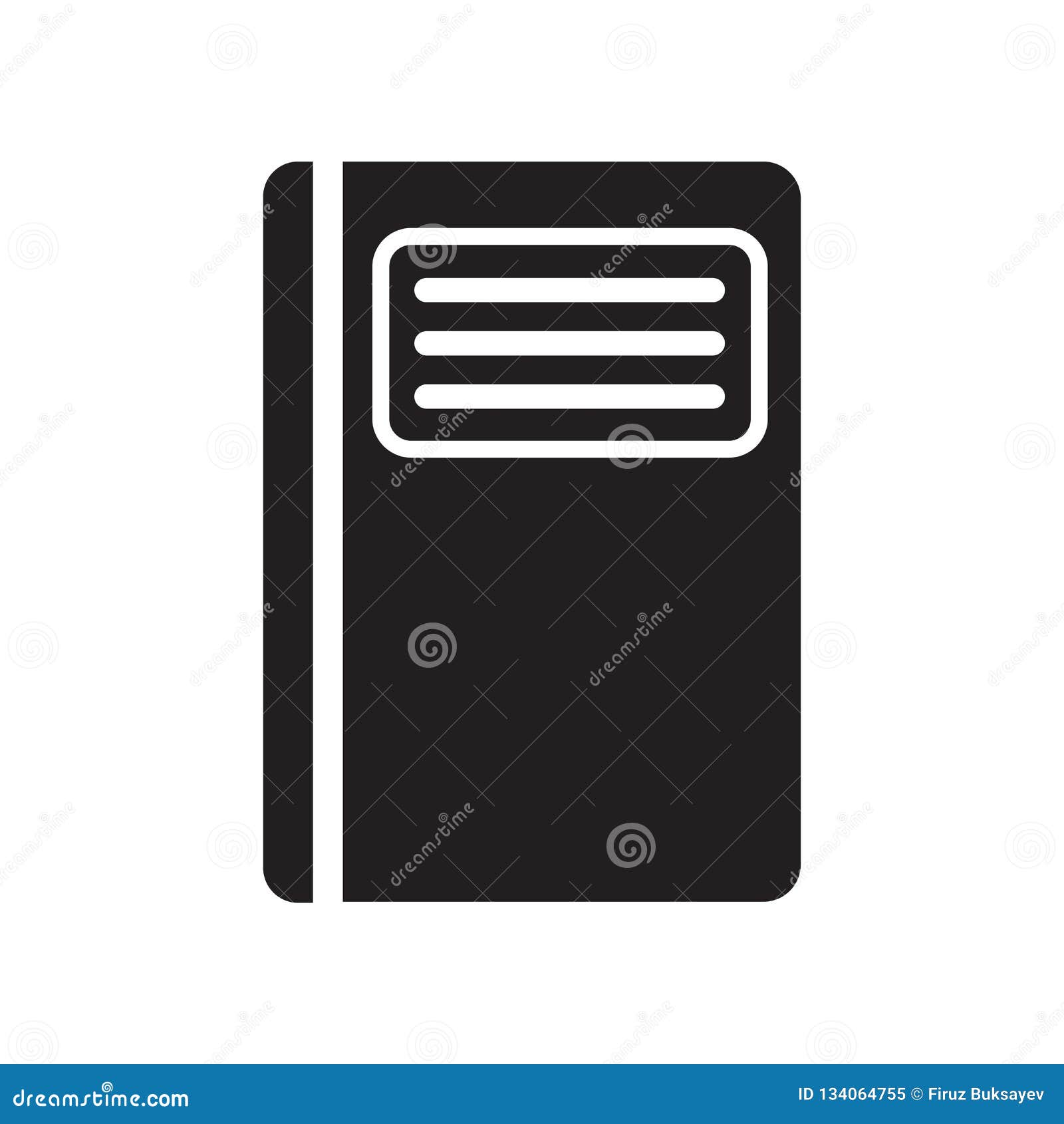 Diary Icon Vector Isolated on White Background, Diary Sign , Vacation ...