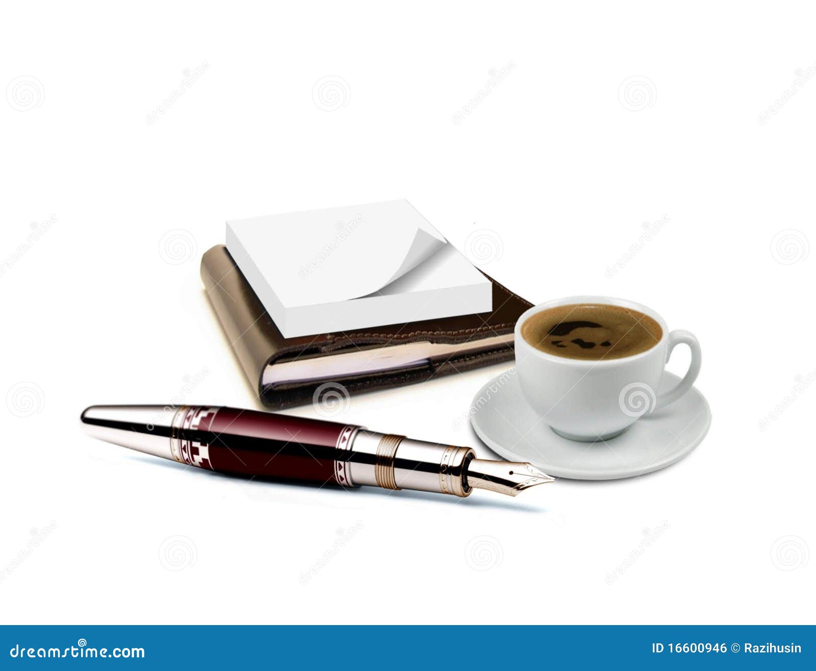 Diary note and coffee stock photo. Image of liquid, book - 16600946