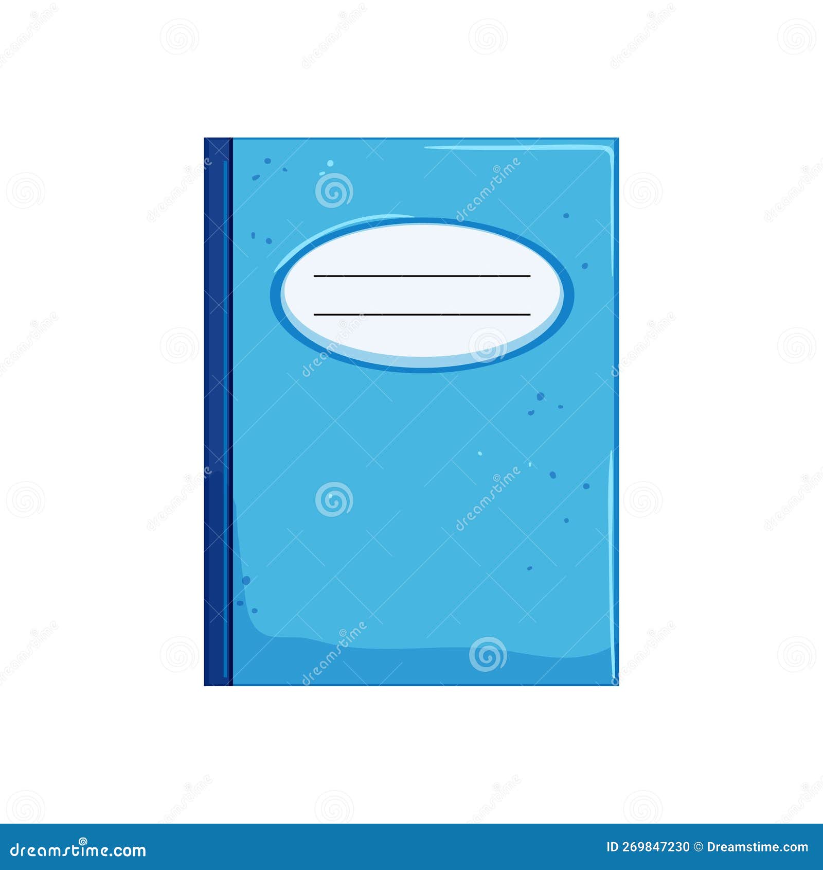 Diary Notebook Cartoon Vector Illustration Stock Illustration ...