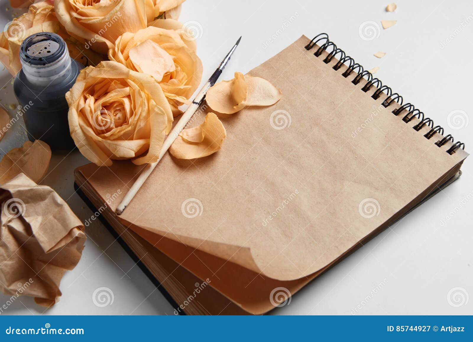 Diary or Notebook for Your Notes Stock Image - Image of concept ...