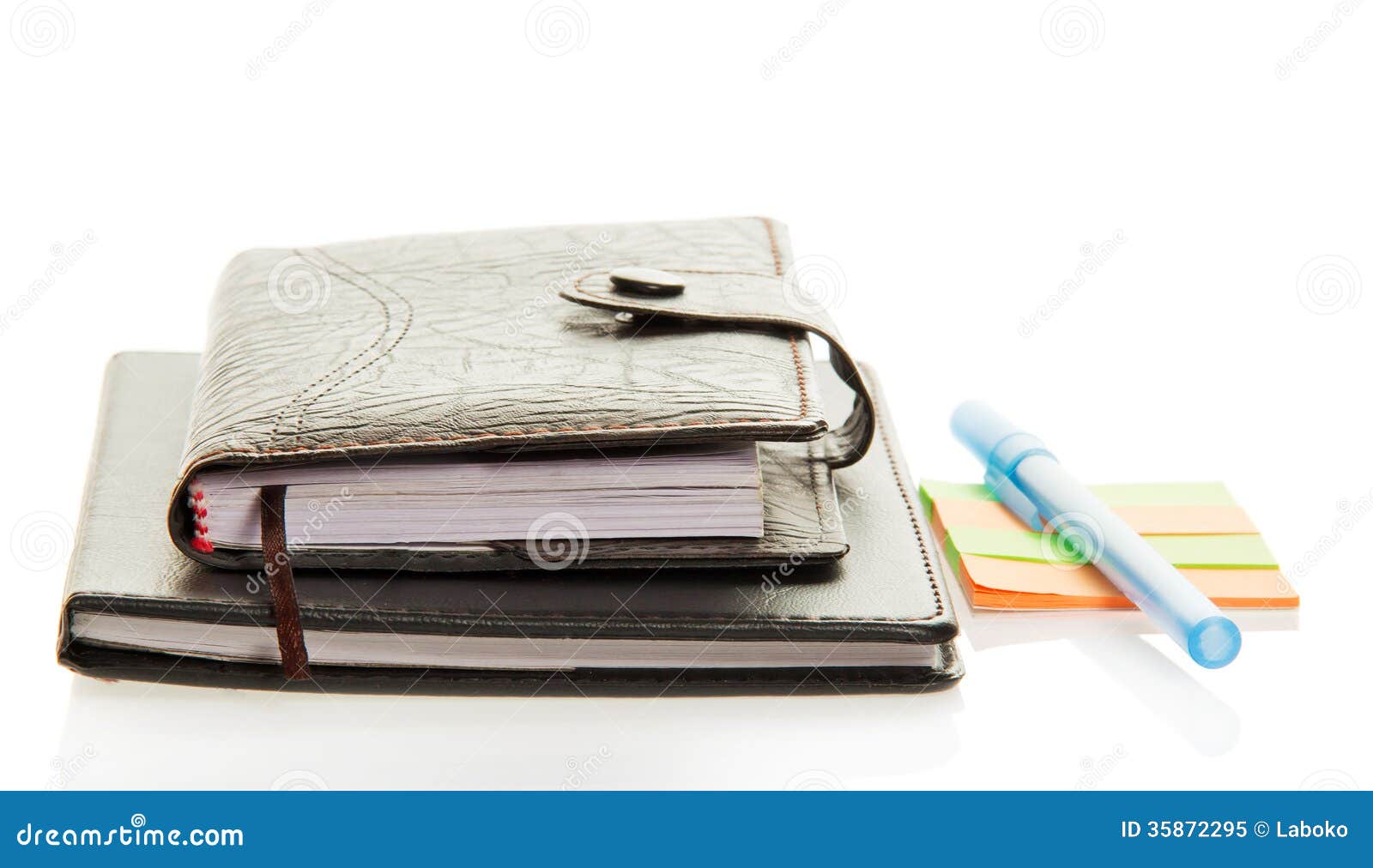 Diary, Notepad and Scratch Paper Stock Image - Image of ballpoint ...