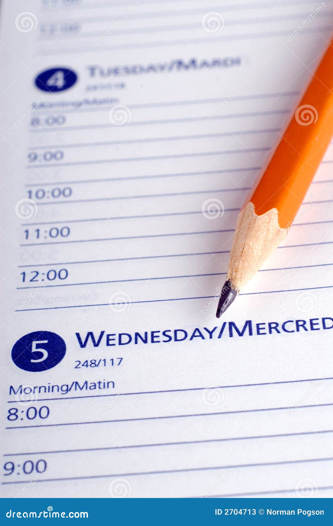 Diary Page stock image. Image of page, ring, printed, date - 2704713