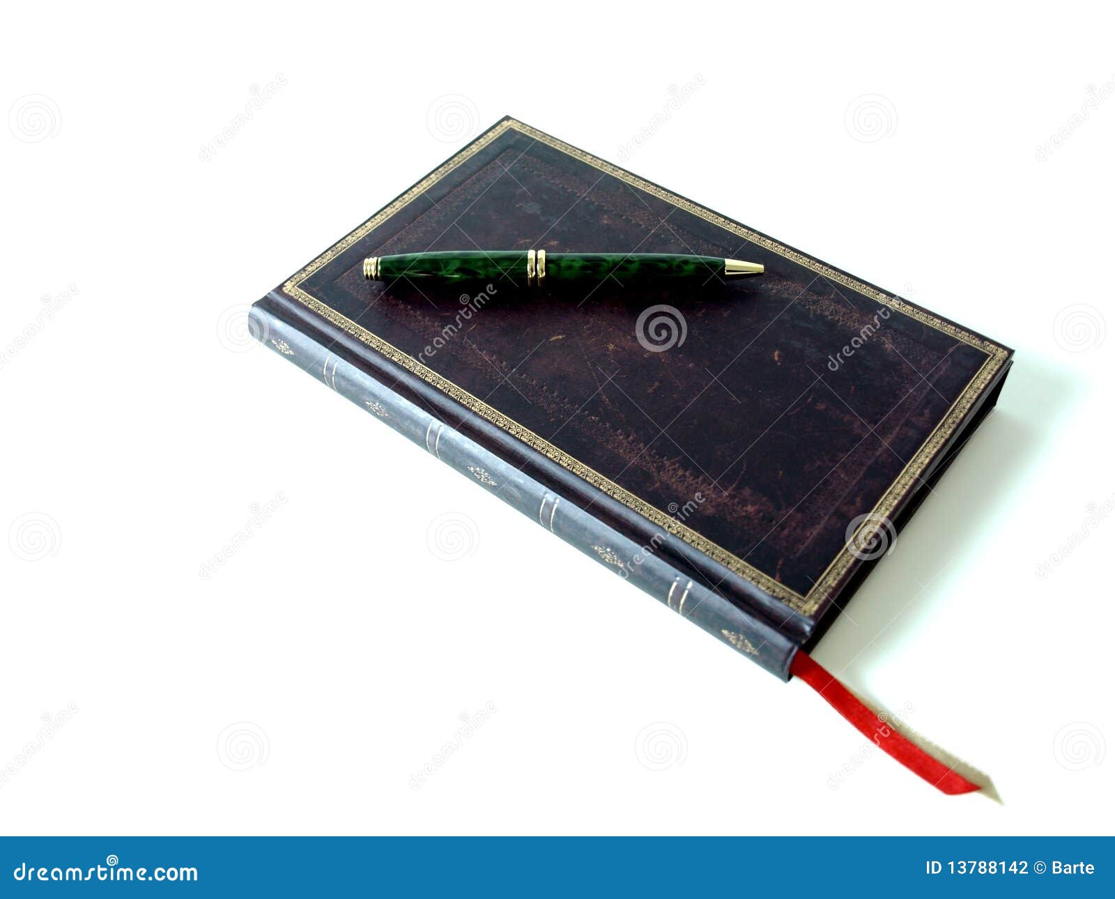Diary with Pencil stock photo. Image of white, timing - 13788142