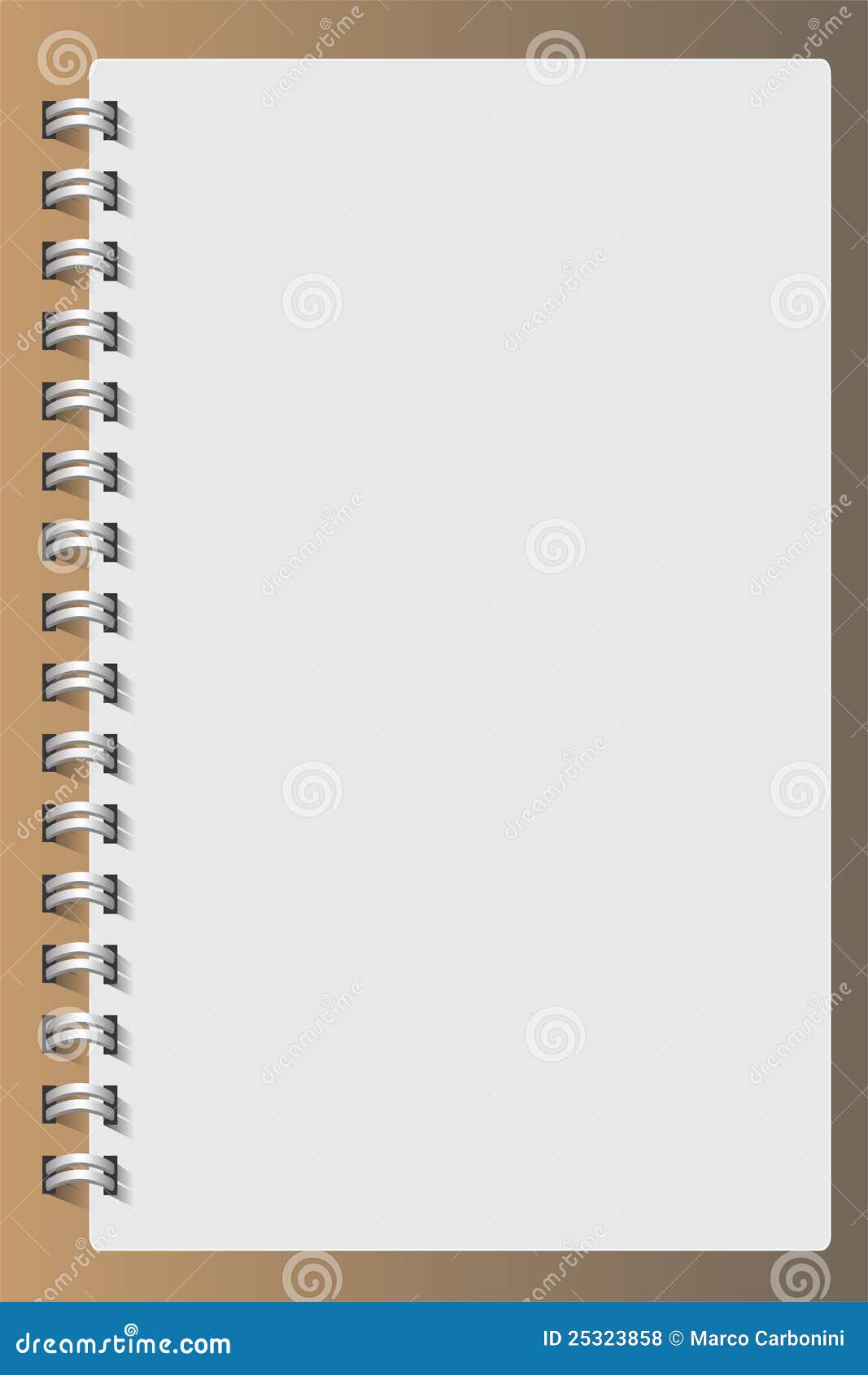 Diary With Ring Binder Stock Photo | CartoonDealer.com #3786312