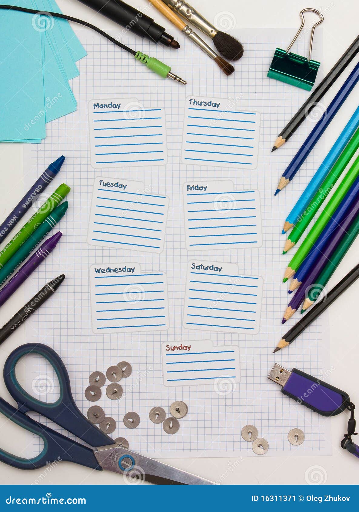 Diary of a Student S School Stock Image - Image of calendar, pens: 16311371