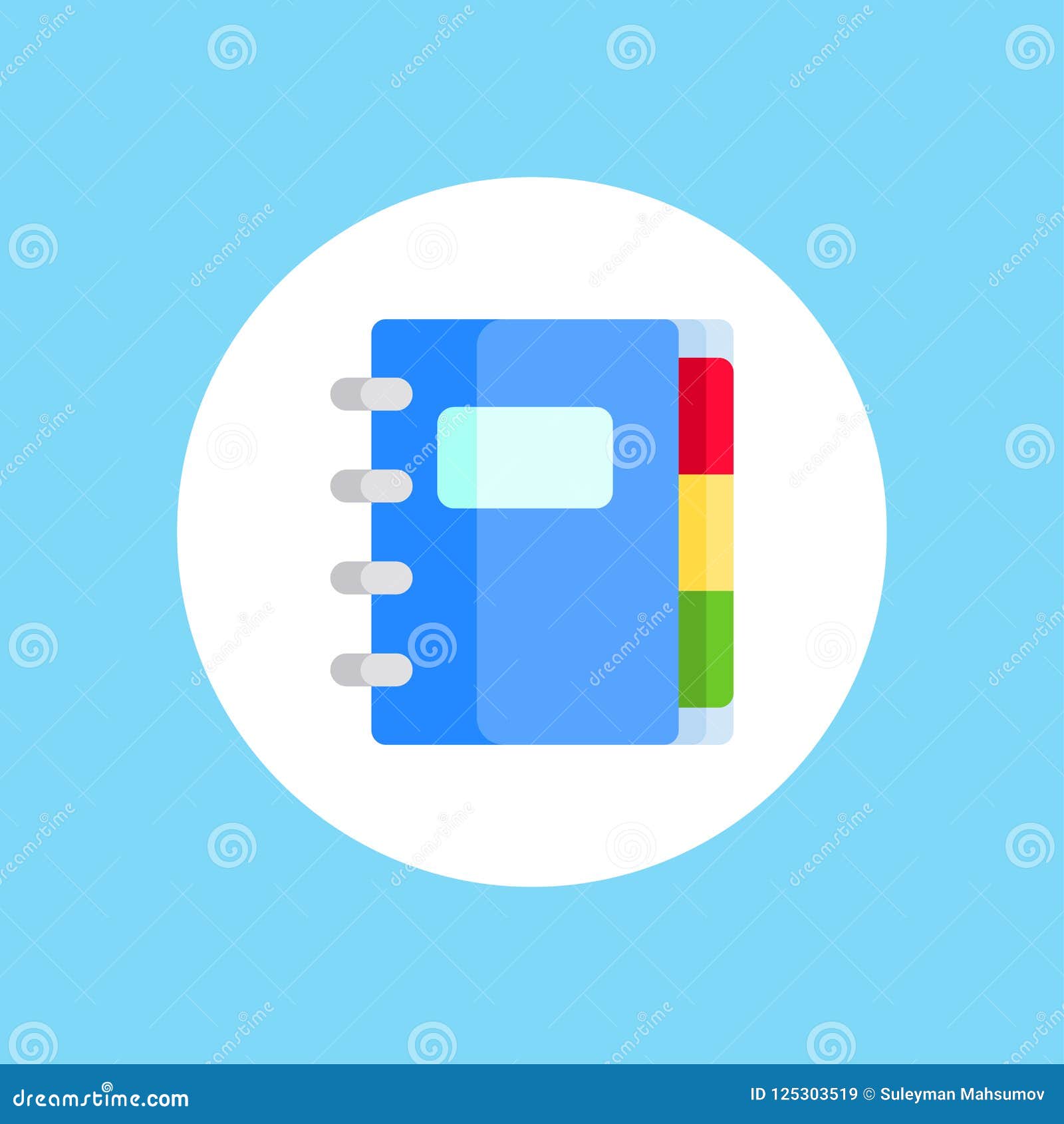 Diary Vector Icon Sign Symbol Stock Vector - Illustration of line ...