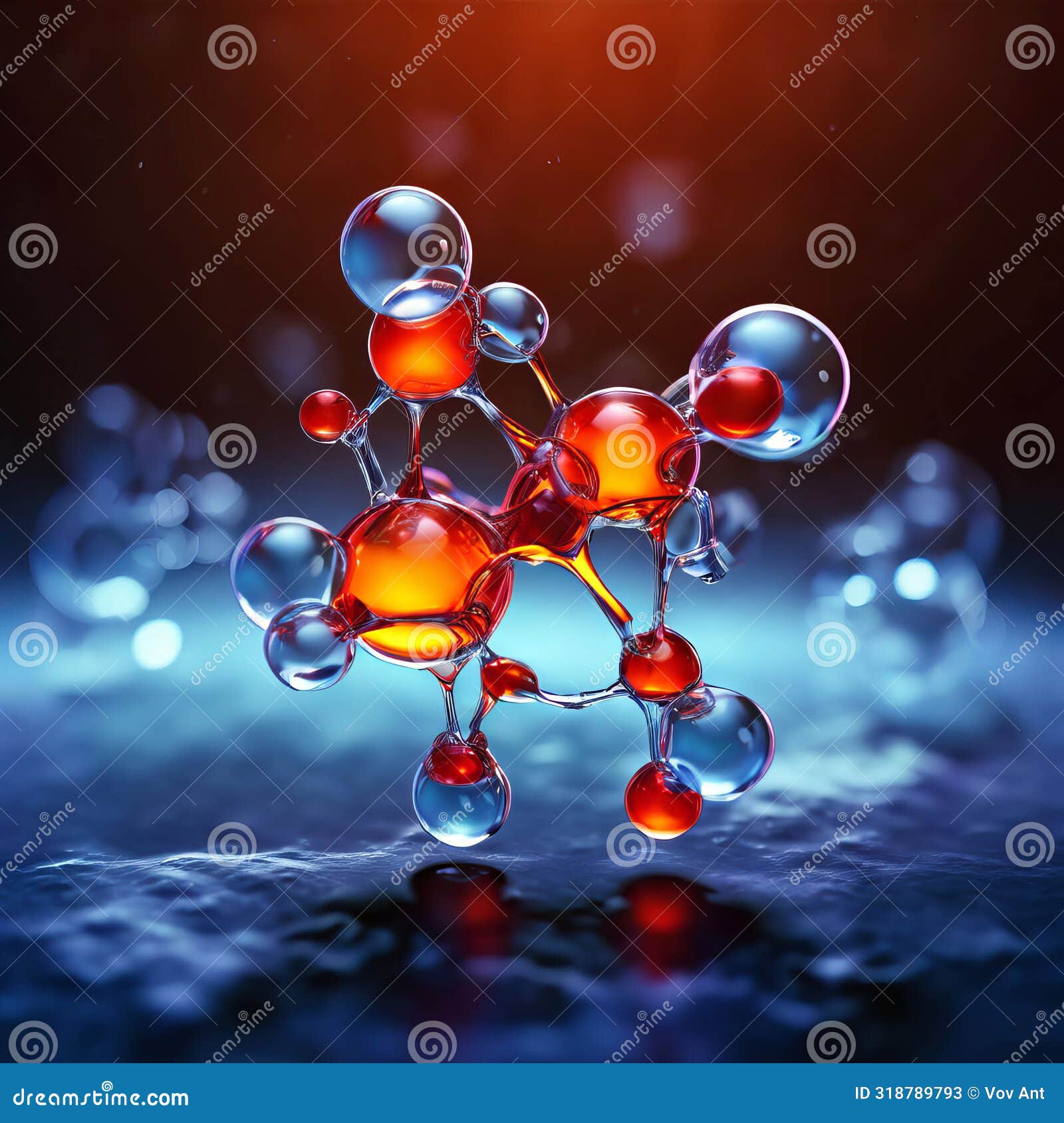Diatomic Oxygen the Simplest Form of Molecular Oxygen Consiss O Stock ...