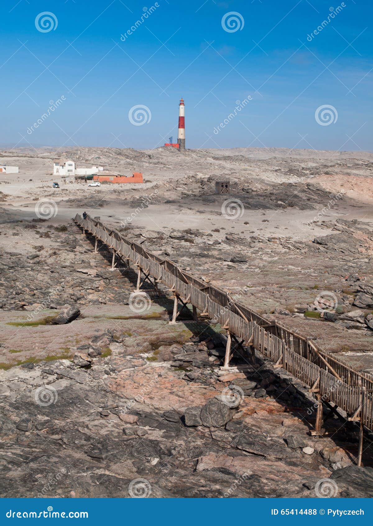 Diaz Point Lighthouse Near Luderitz Stock Photo - Image of ship ...