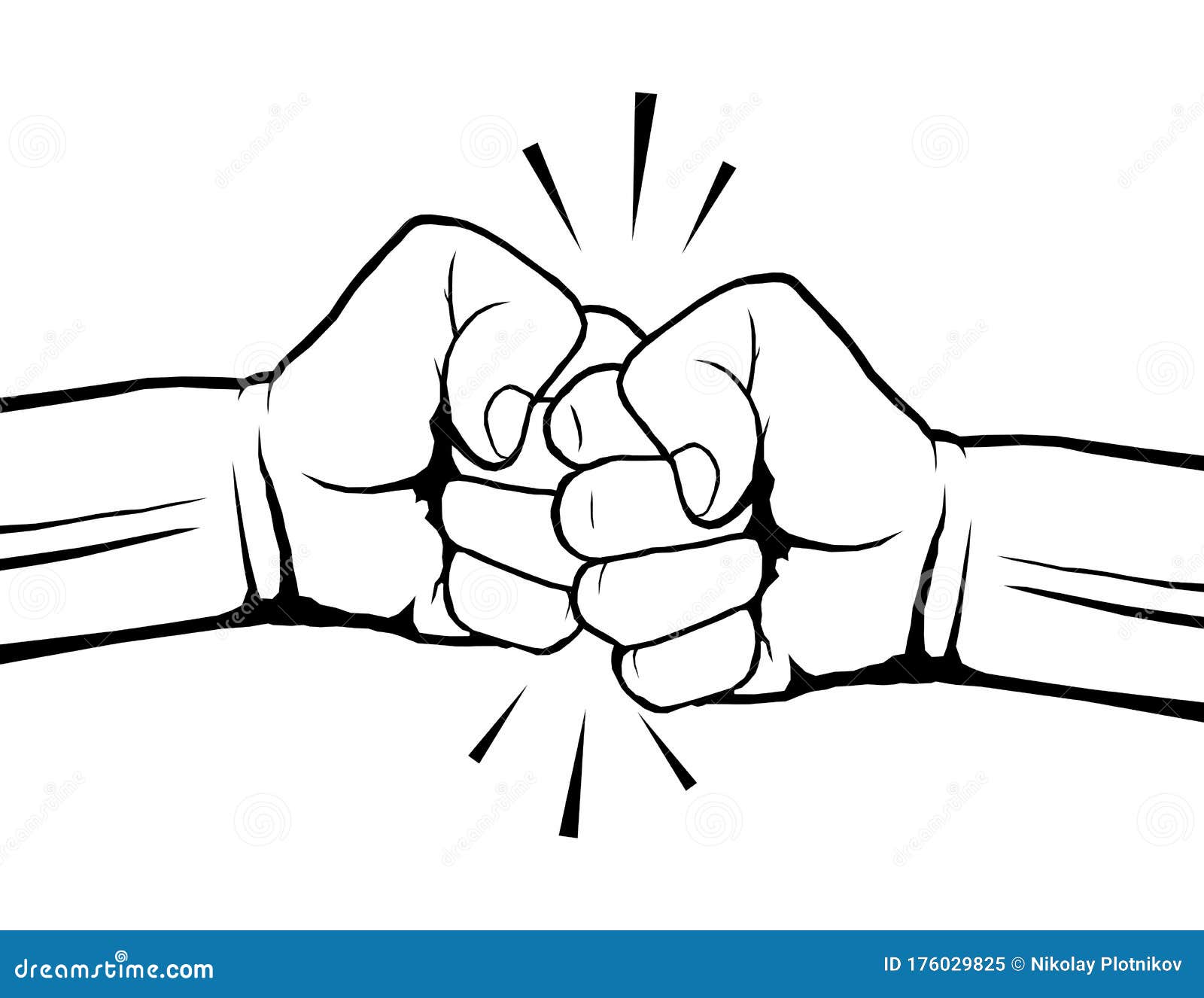 Dibujado a Mano De Dos Pu帽os Chocando Juntos. Asociaci贸n De Trabajo En ... Dibujado a Mano De Dos Pu帽os Chocando Juntos. Asociaci贸n De Trabajo En ...