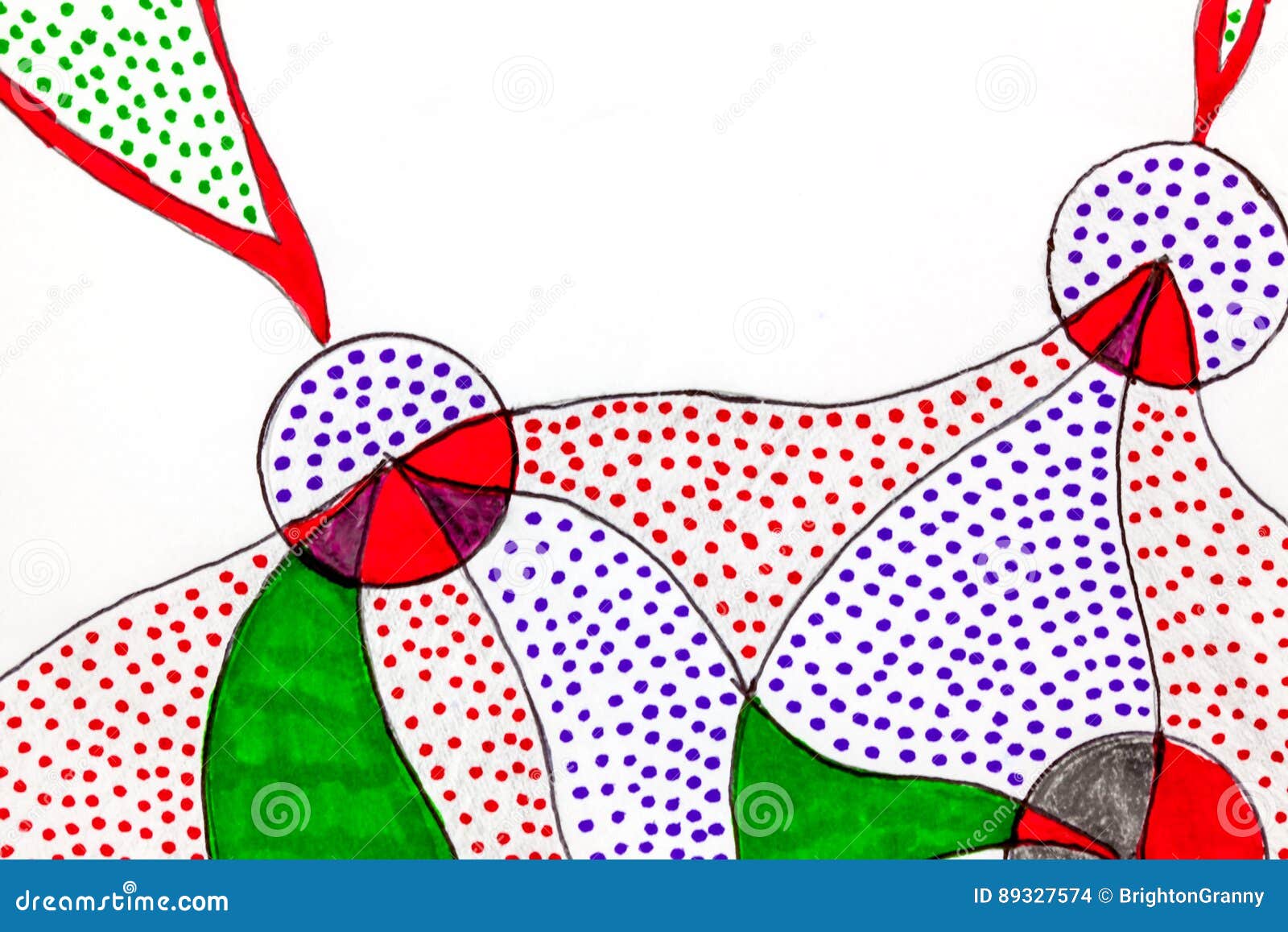 Dibujo abstracto del punto stock de ilustración. Ilustración de ...