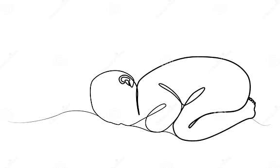 Dibujo Continuo De Un Niño Con Una Línea. Foto de archivo - Imagen de ... Dibujo Continuo De Un Niño Con Una Línea. Foto de archivo - Imagen de ...