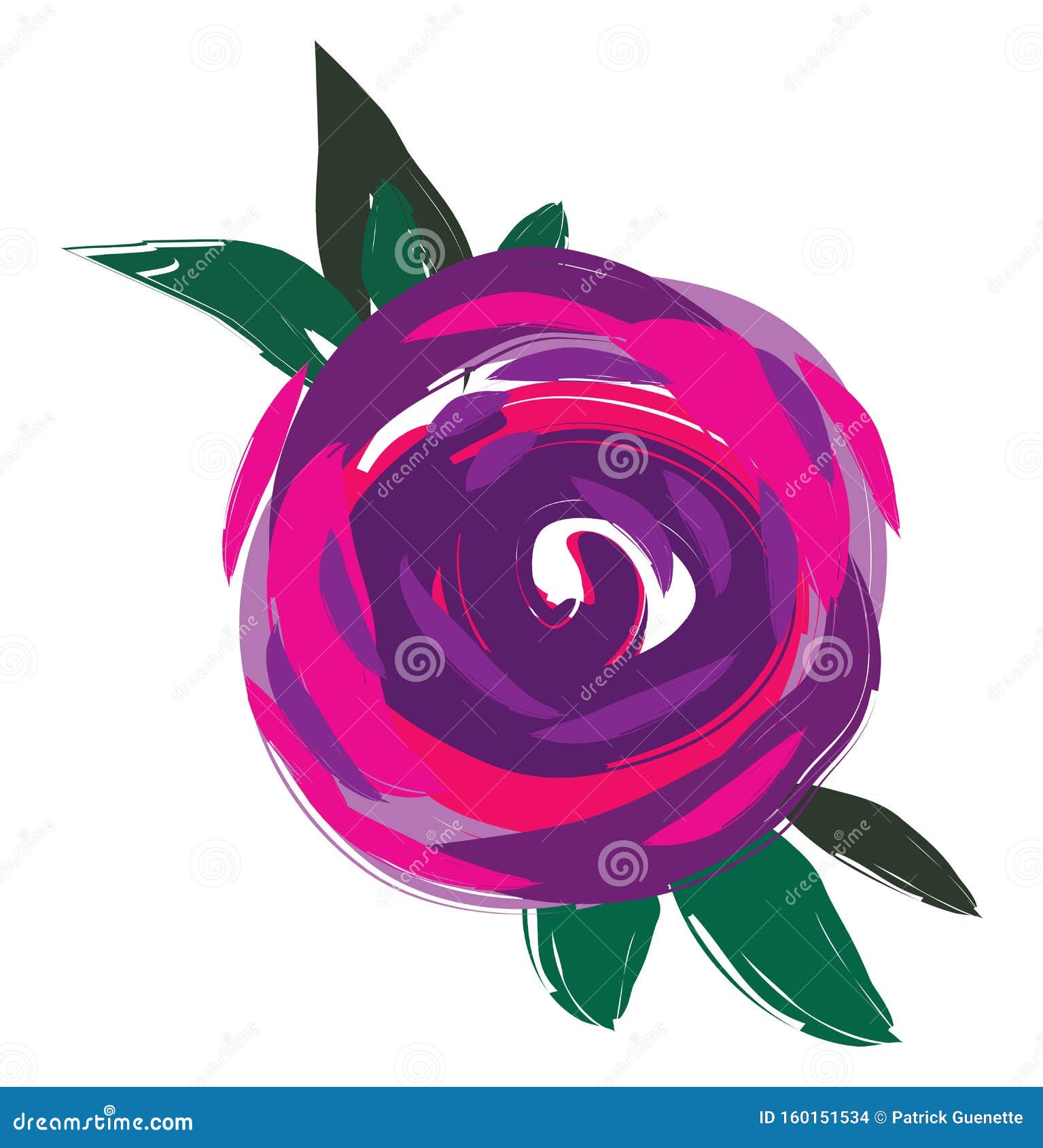Dibujo De Color O Vector De Flores Coloreado Ilustración del Vector ... Dibujo De Color O Vector De Flores Coloreado Ilustración del Vector ...