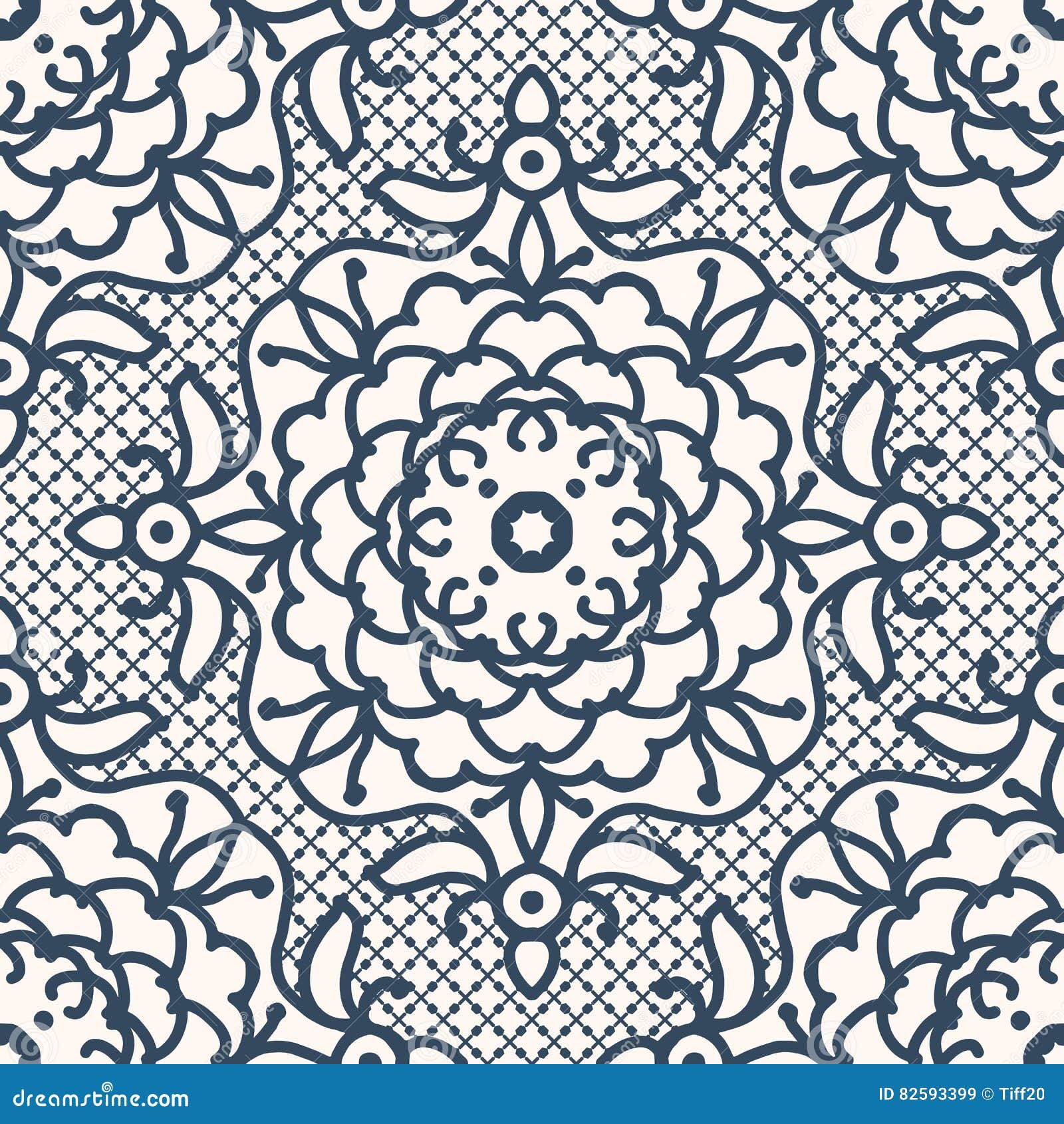 Dibujo de encaje ilustración del vector. Ilustración de tela - 82593399