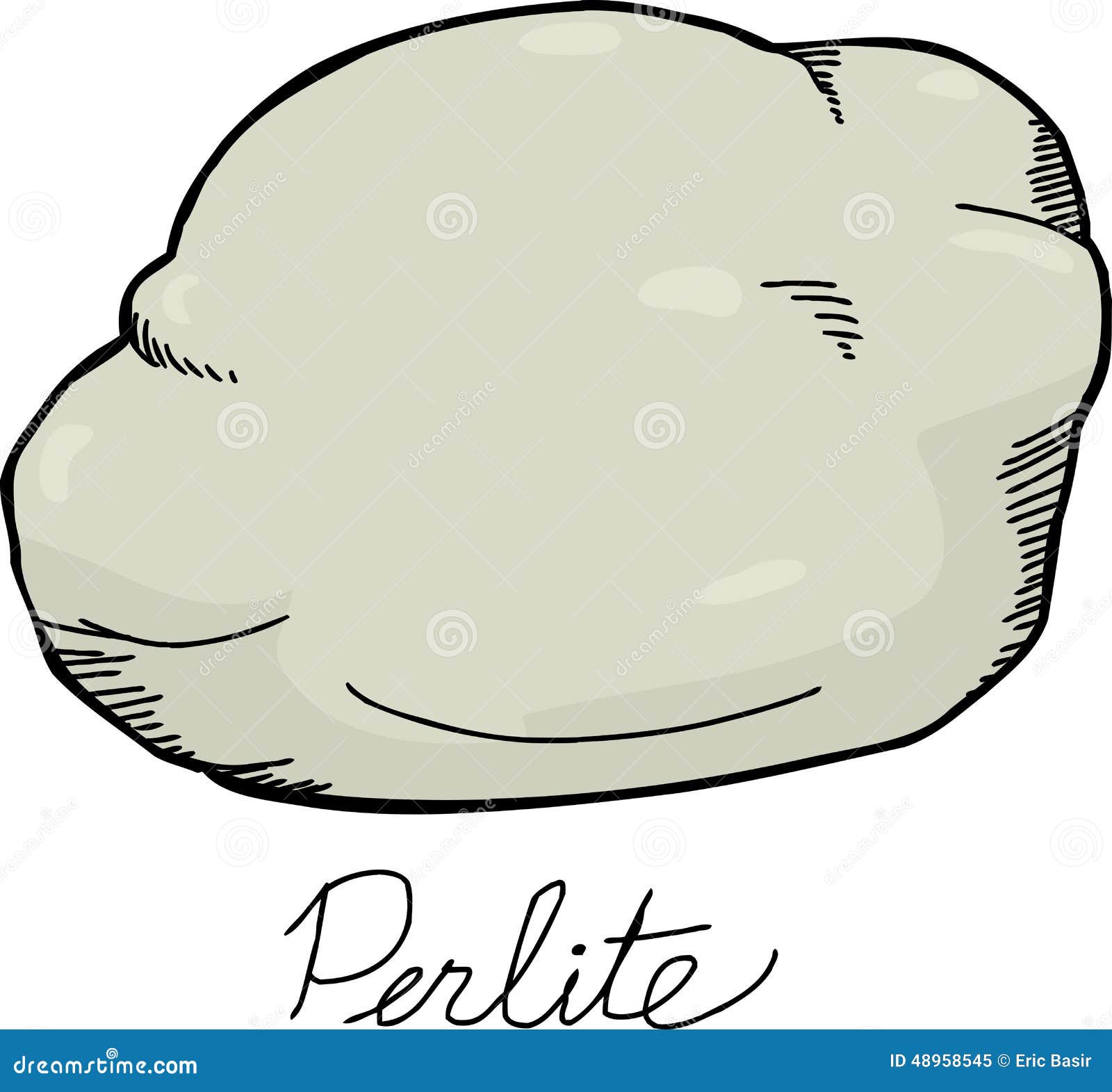 Dibujo De La Roca De La Perlita Stock de ilustración - Ilustración de ...
