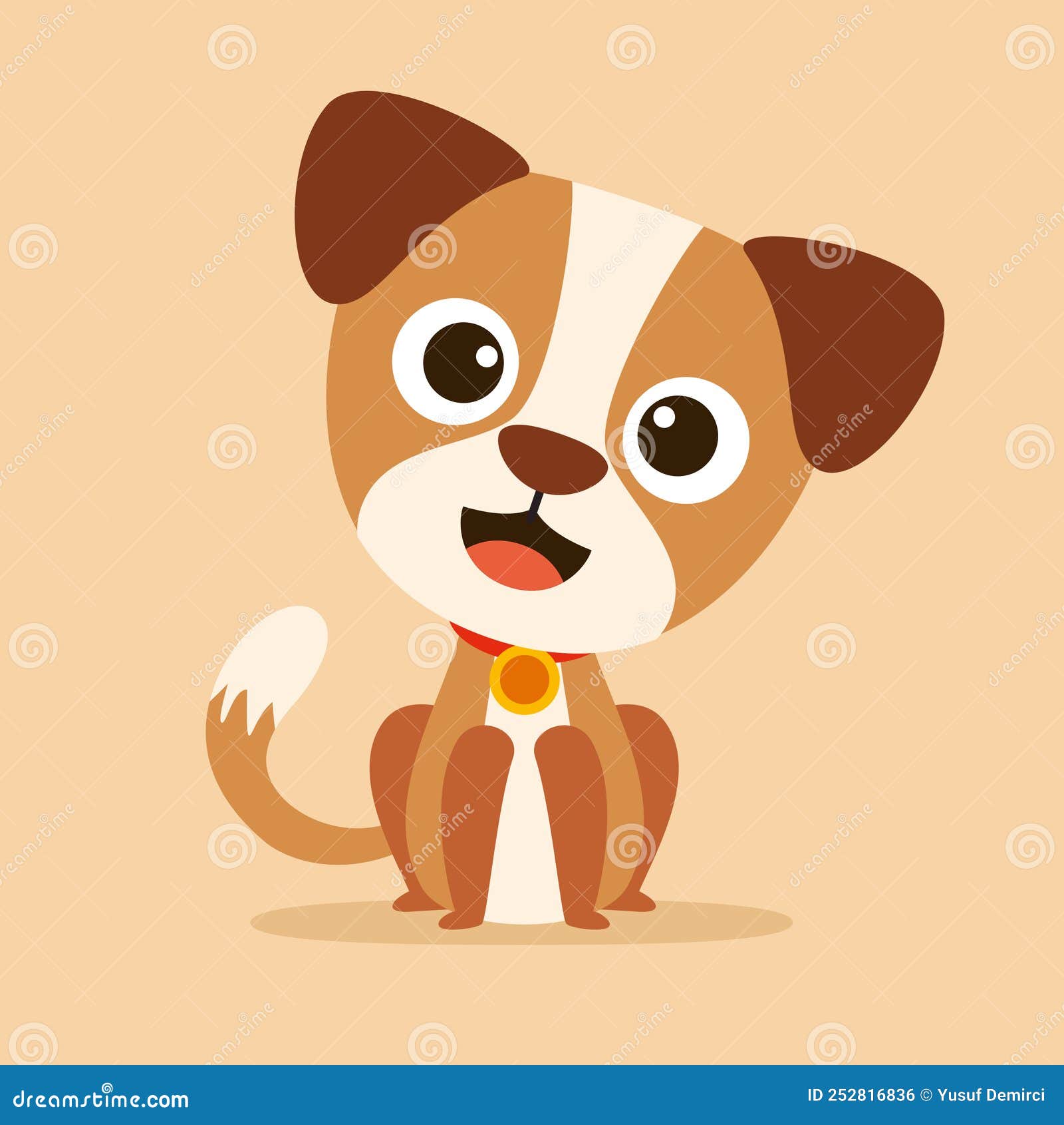 Dibujo de un perro stock de ilustración. Ilustración de perro - 252816836