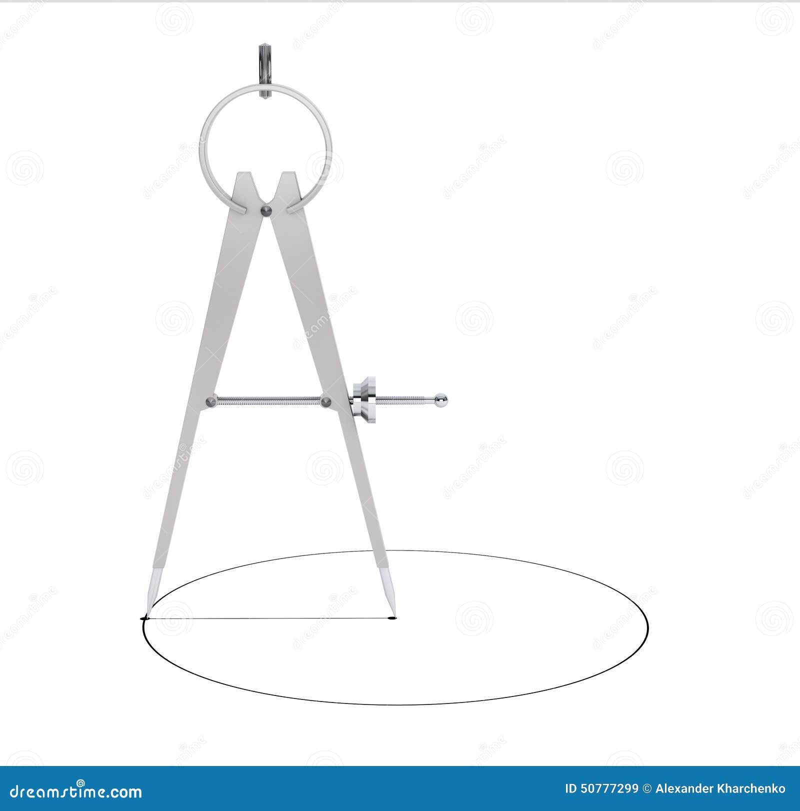 Dibujo Del Compás Del Primer Stock de ilustración - Ilustración de ...