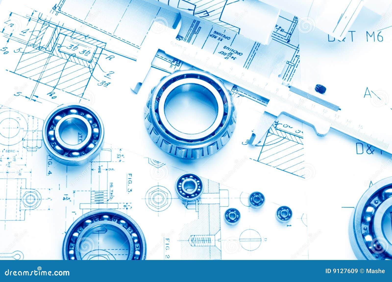 Dibujo industrial imagen de archivo. Imagen de ingeniero - 9127609