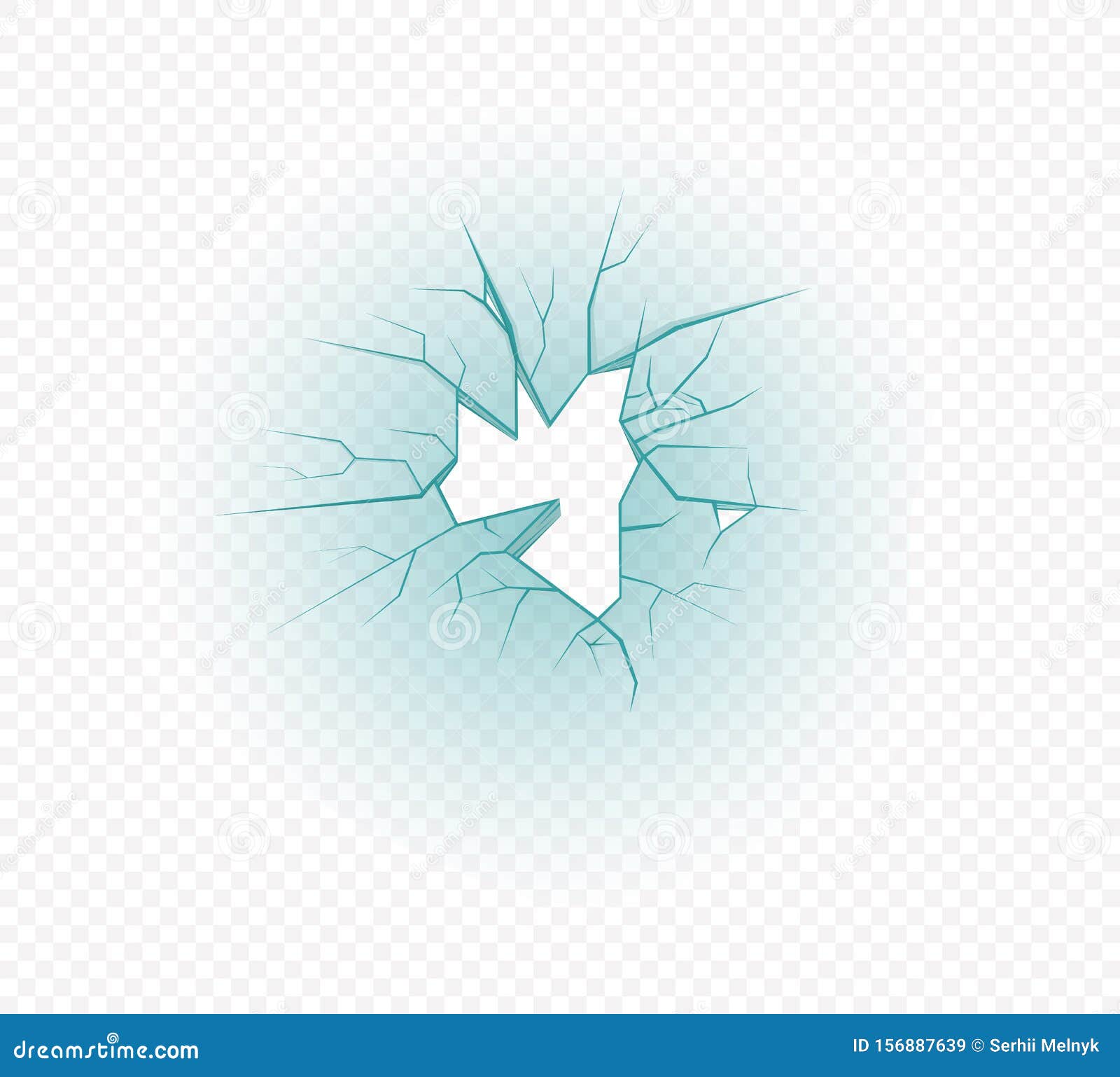 Dibujo Vectorial De Vidrio Roto Ilustración del Vector - Ilustración de ...