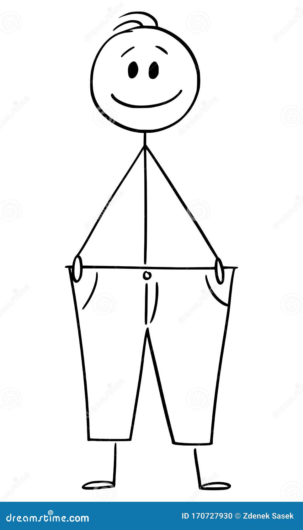 Dibujo Vectorial Ilustración De Un Hombre Delgado O Delgado Después De ... Dibujo Vectorial Ilustración De Un Hombre Delgado O Delgado Después De ...
