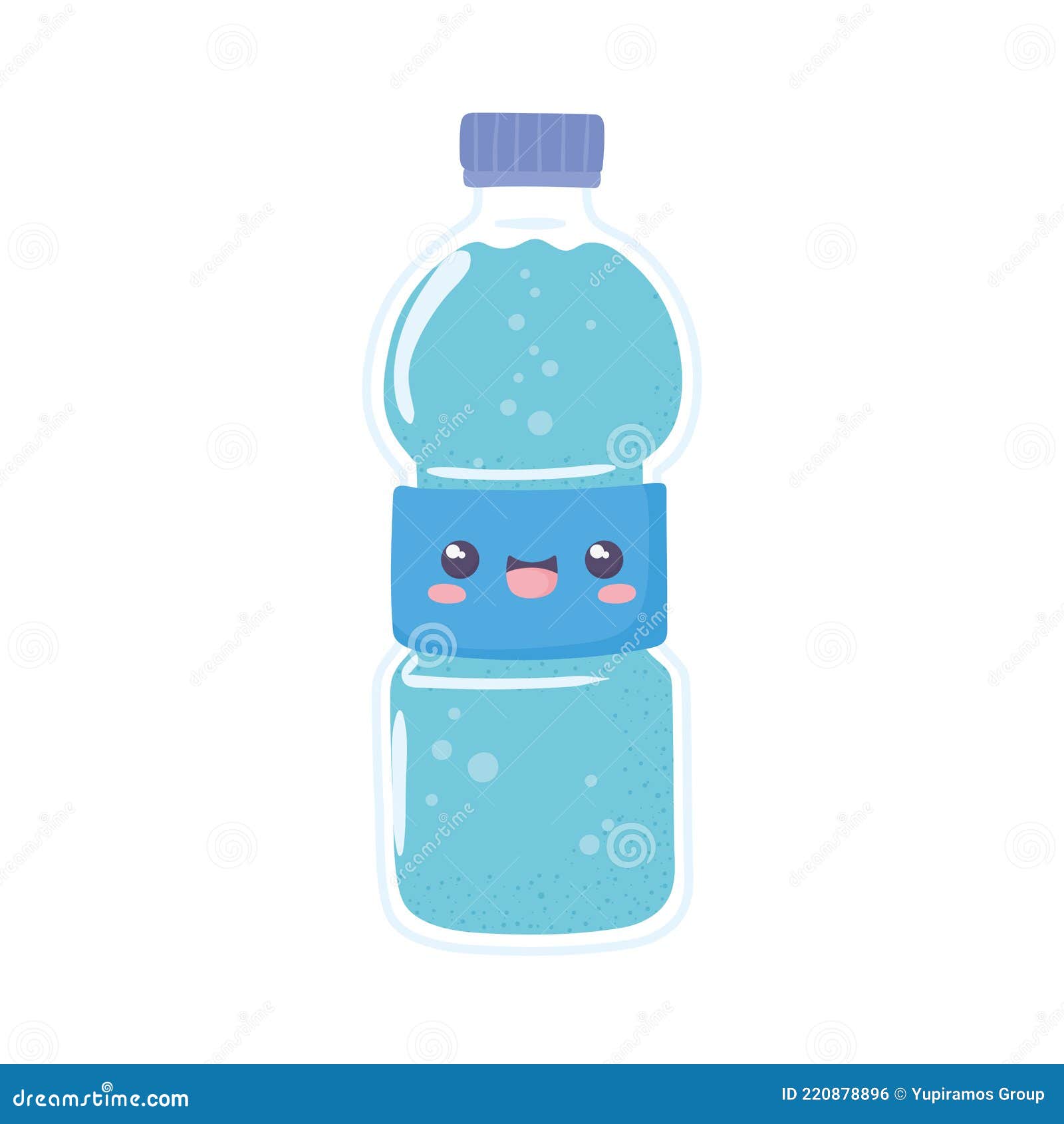 Dibujos Animados Botella De Agua Ilustración del Vector - Ilustración ...
