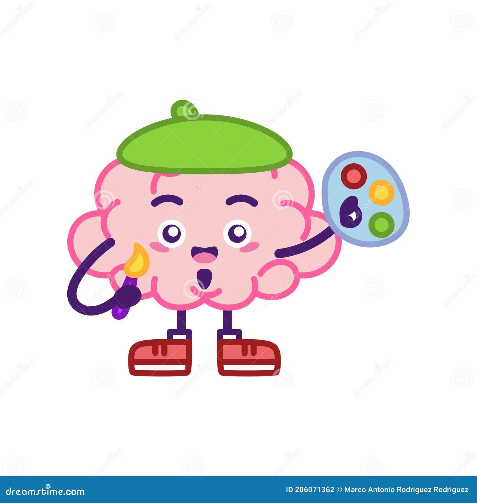 Dibujos Animados De Cerebro Aislado Ilustración del Vector ... Dibujos Animados De Cerebro Aislado Ilustración del Vector ...