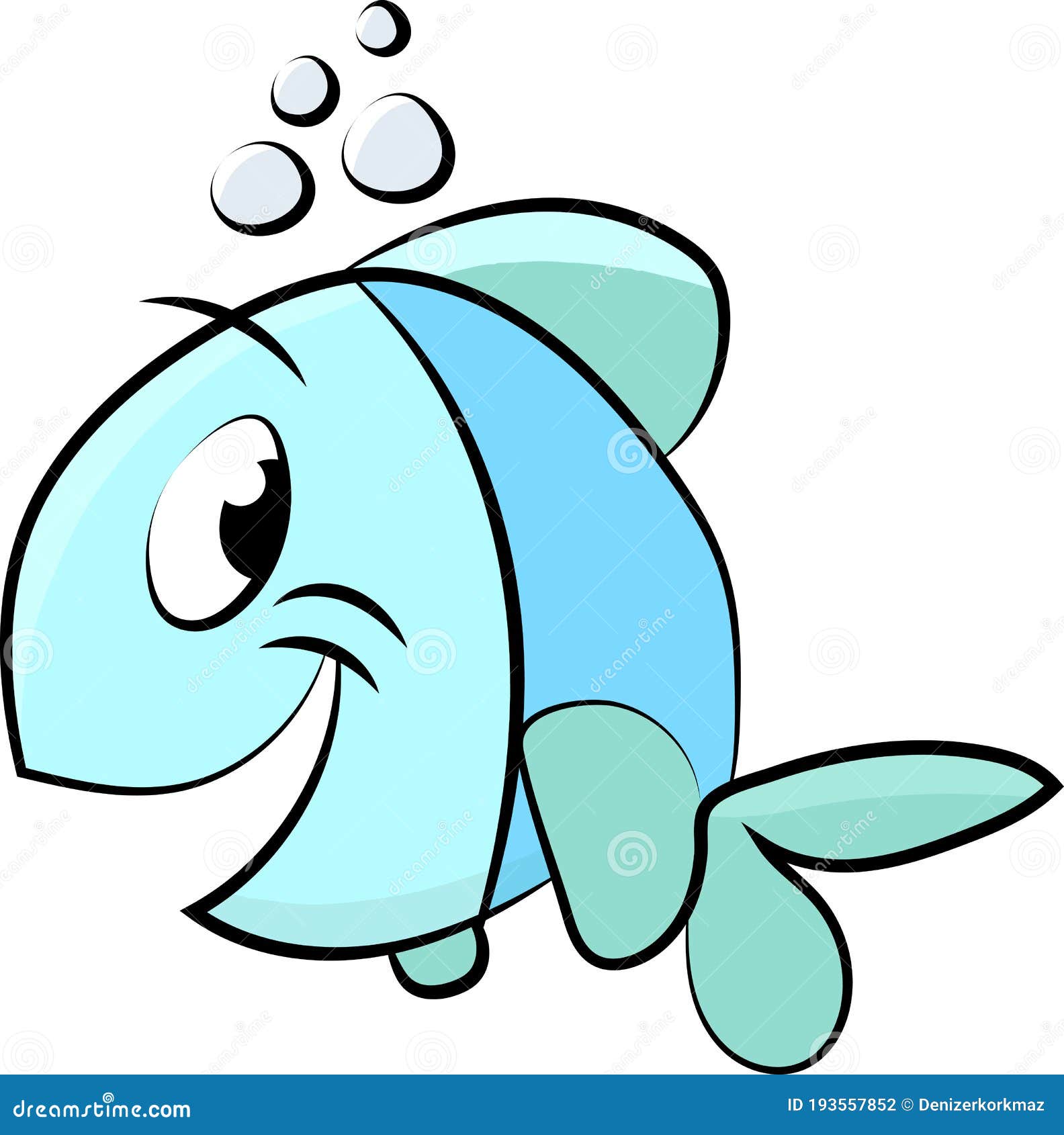 Dibujos Animados De Peces Nadando Bajo Un Vector De Agua Ilustración ... Dibujos Animados De Peces Nadando Bajo Un Vector De Agua Ilustración ...
