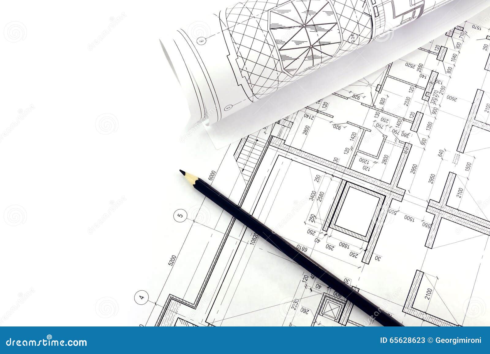 Dibujos del proyecto imagen de archivo. Imagen de aprendizaje - 65628623