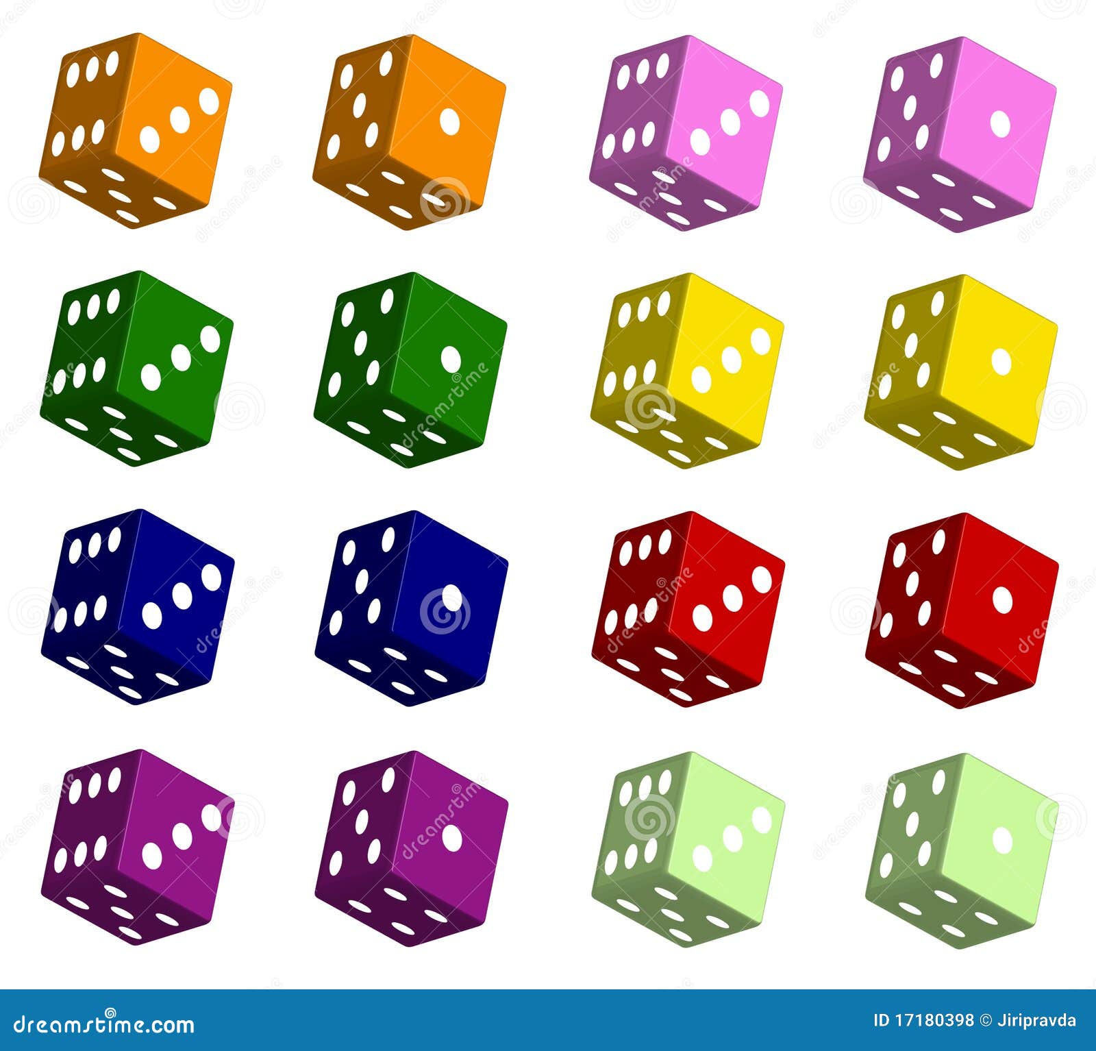 Dice stock vector. Illustration of gamble, objects, dots - 17180398