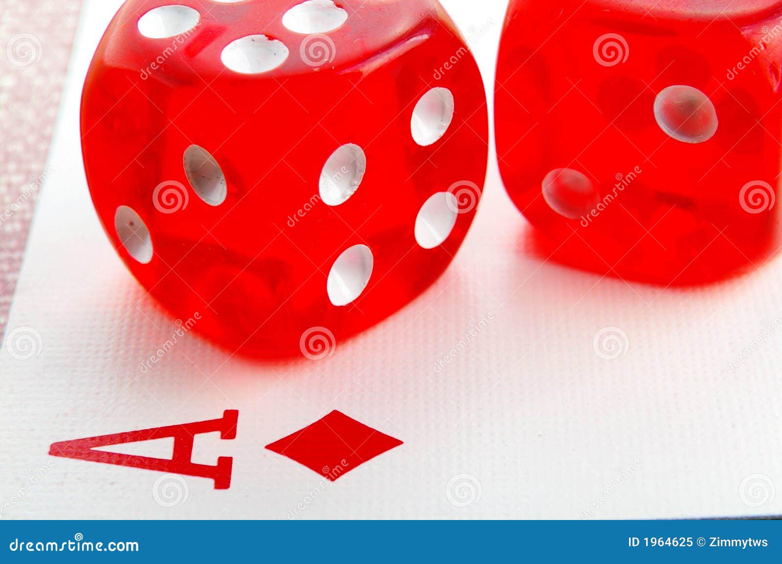 Dice and Ace stock image. Image of dots, count, gamble - 1964625