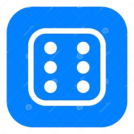 Dice and app icon stock vector. Illustration of graphic - 241847317