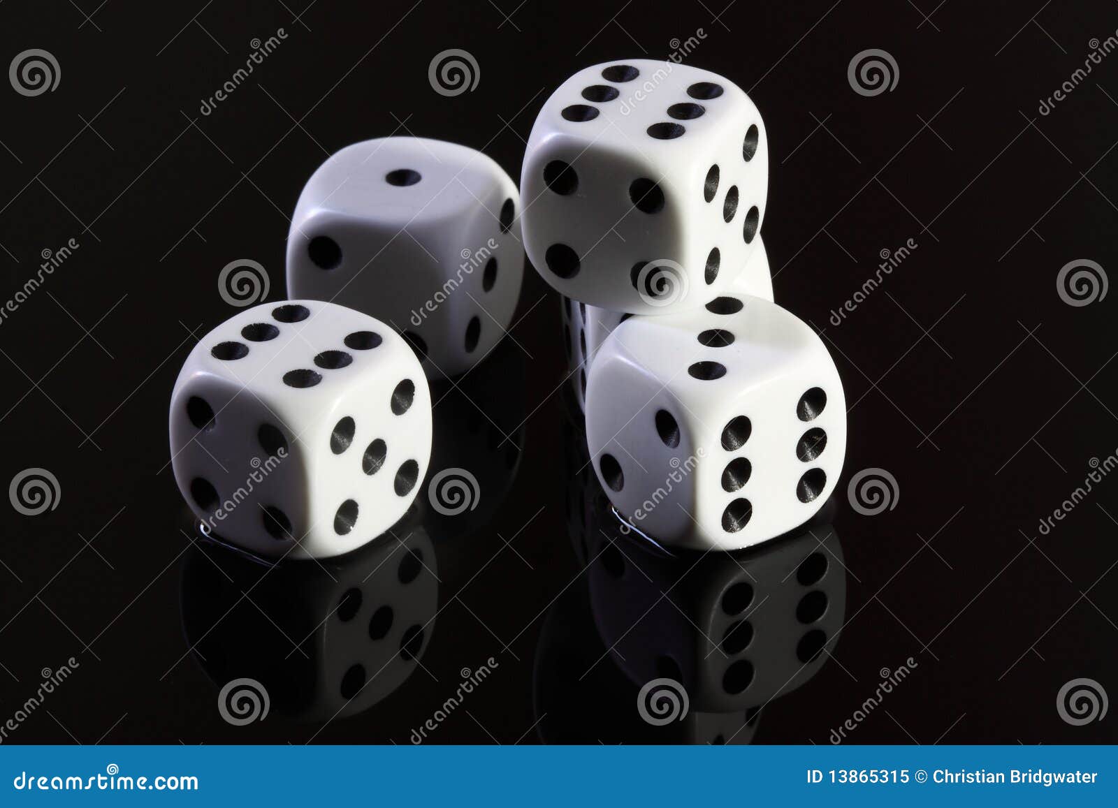 Dice B stock image. Image of glass, square, dots, digit - 13865315