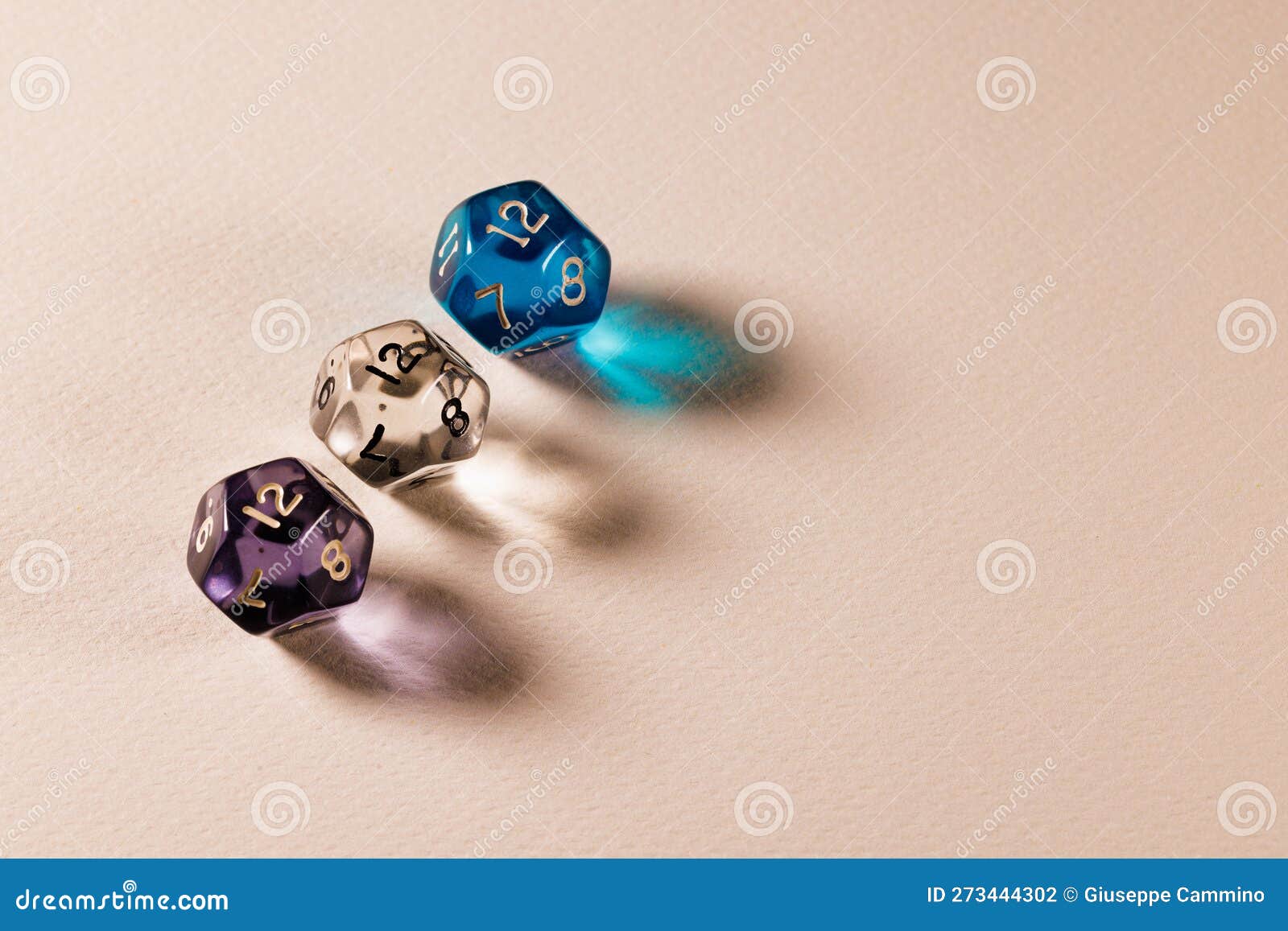 Dice for Board Game and Role-playing Game Stock Photo - Image of ...
