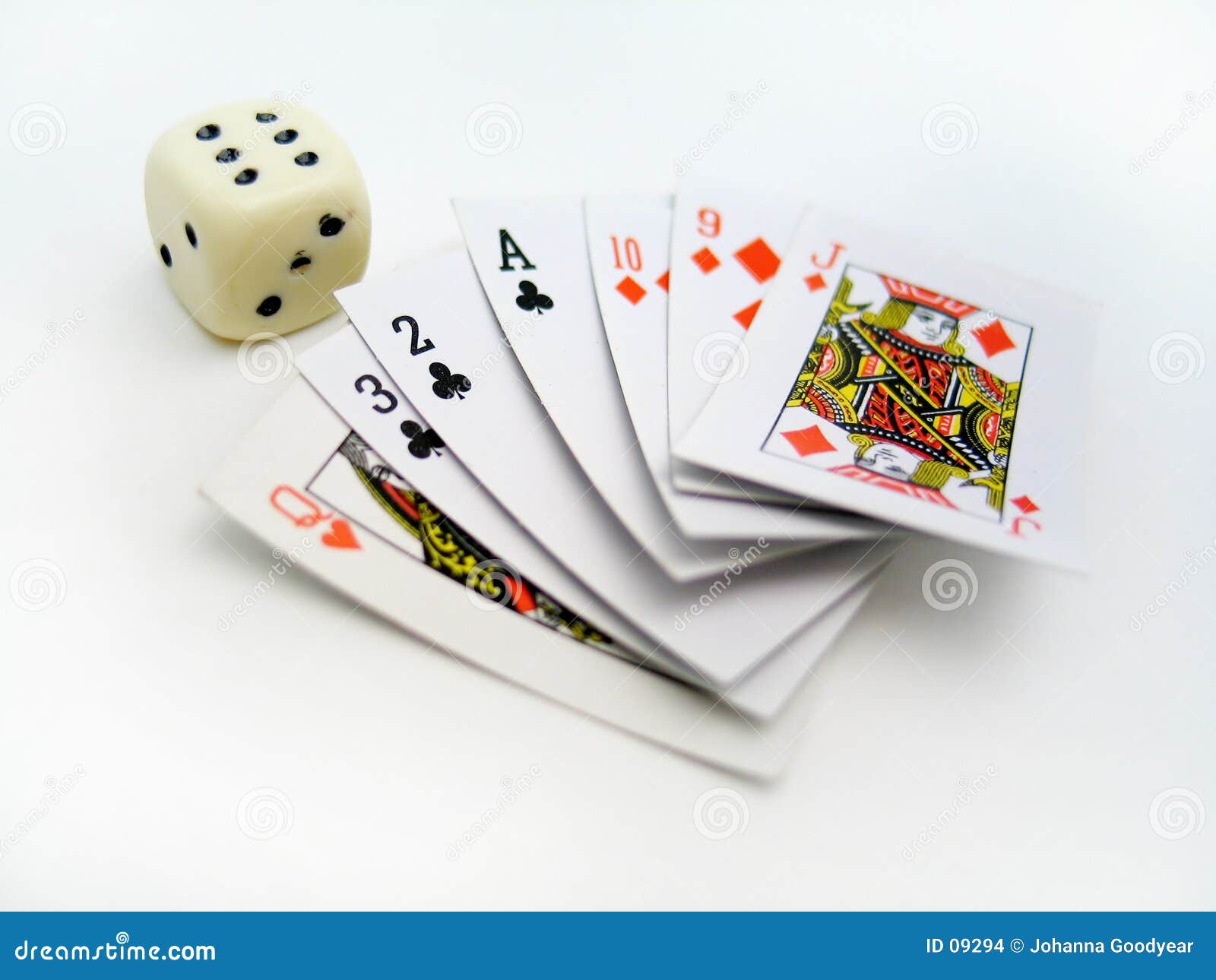 Dice and Cards stock photo. Image of roll, card, socialize - 9294