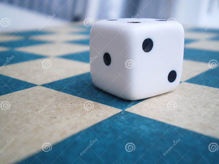 Dice on Chess Board stock photo. Image of dice, game - 11288076