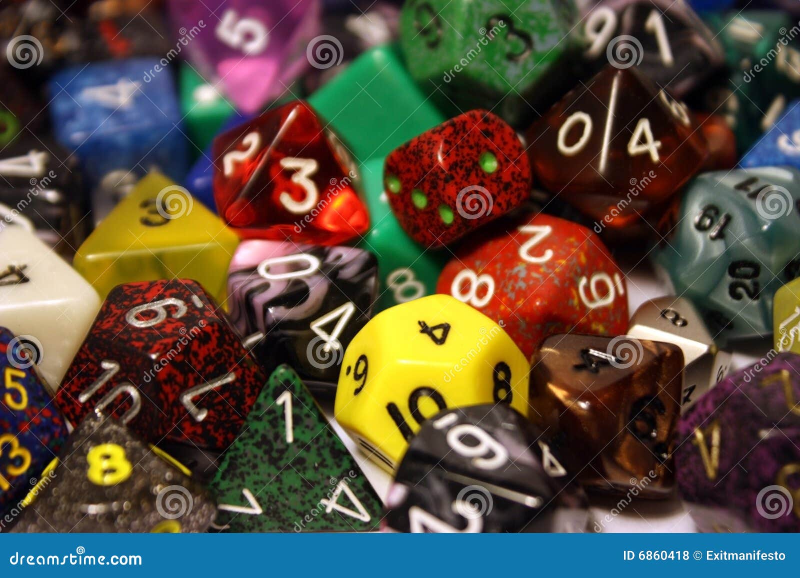 Dice Close-up stock photo. Image of numbers, dice, games - 6860418