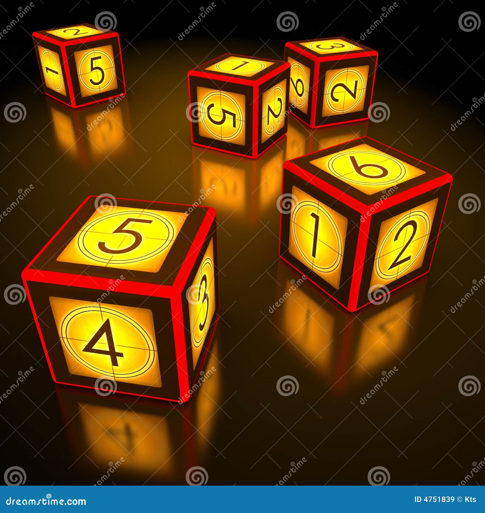 Dice Countdown Awards stock image. Image of countdown - 4751839