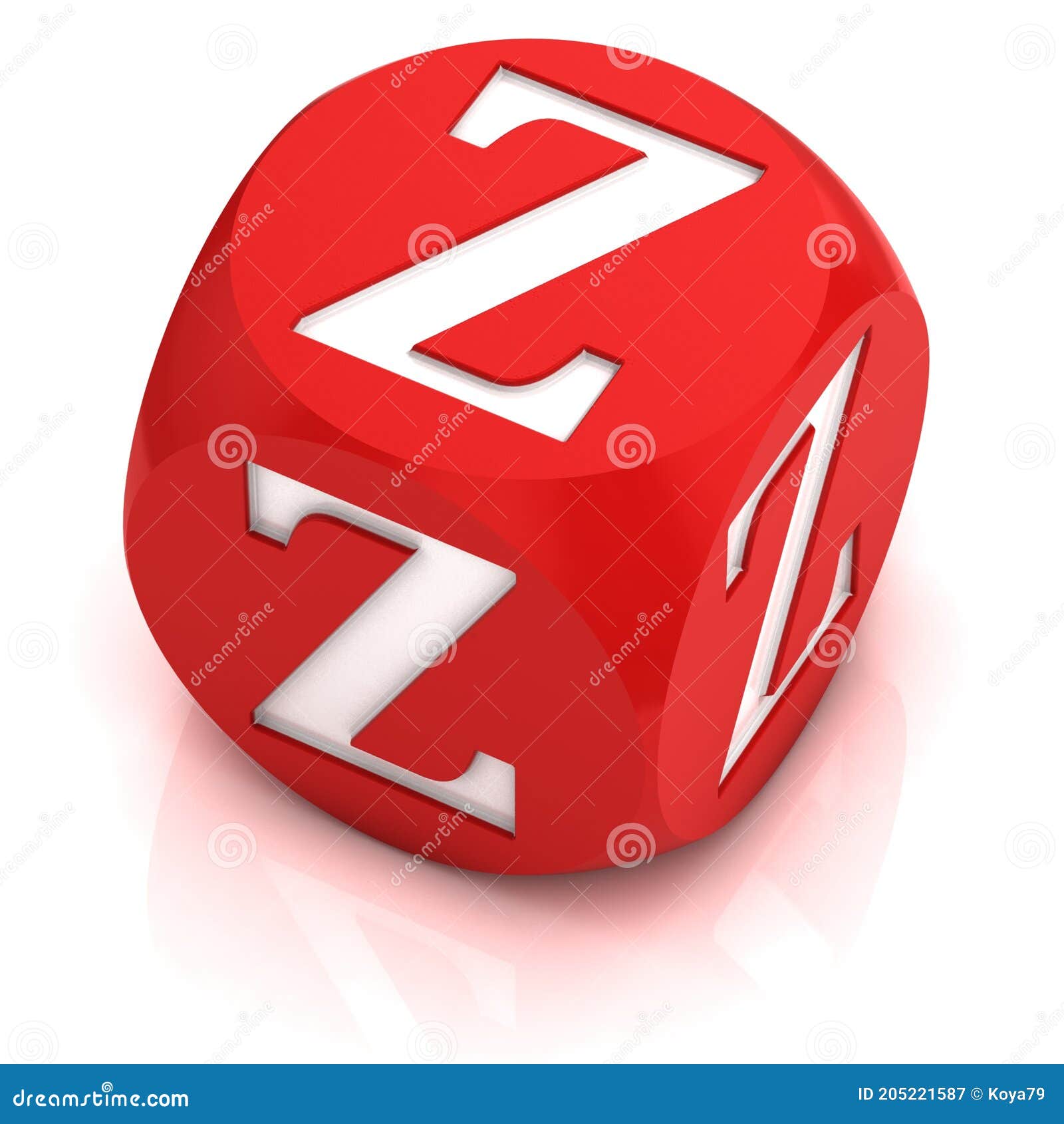 Dice 3d font letter Z stock illustration. Illustration of advertising ...