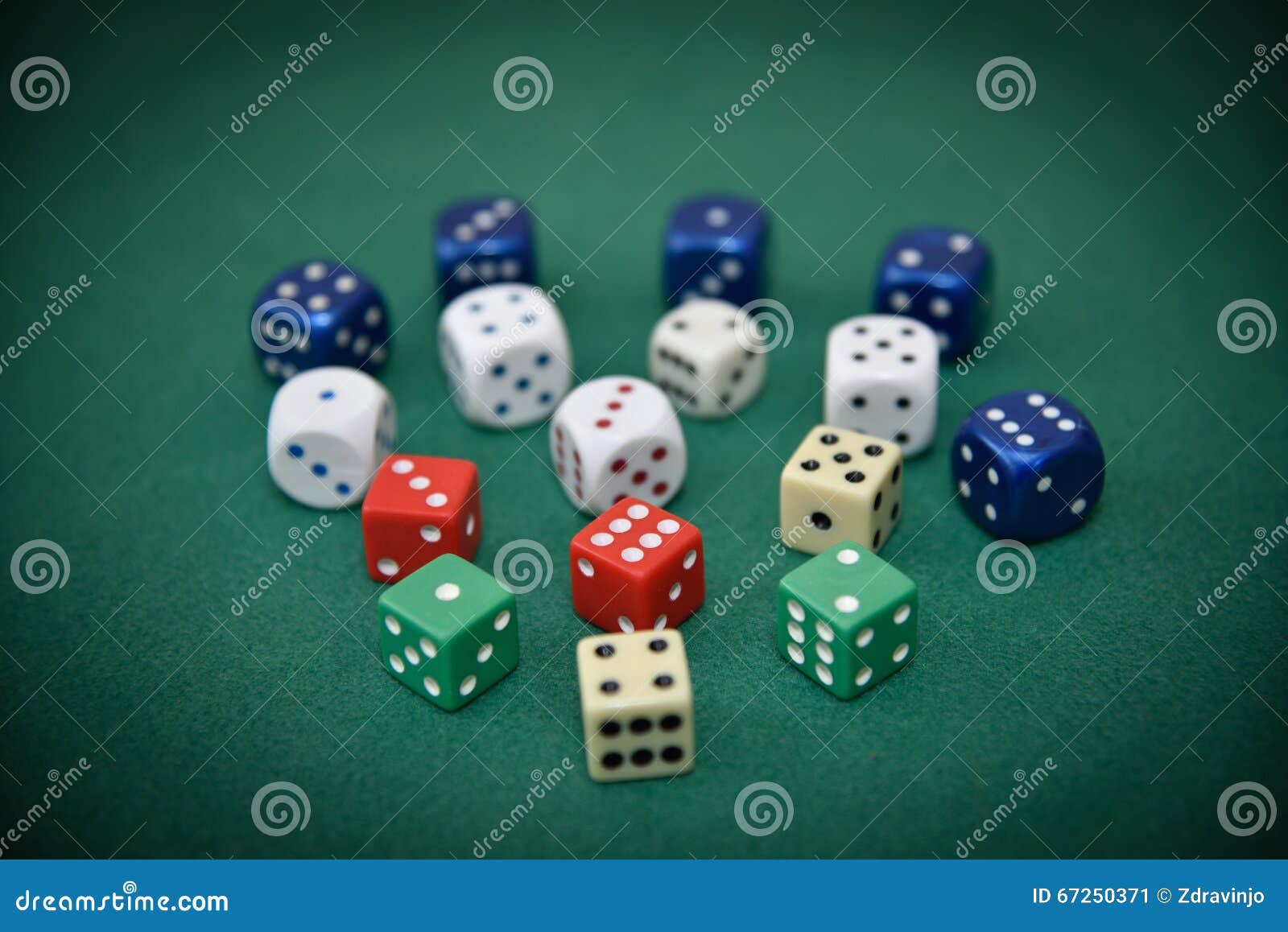 Dice stock image. Image of gamble, color, entertainment - 67250371