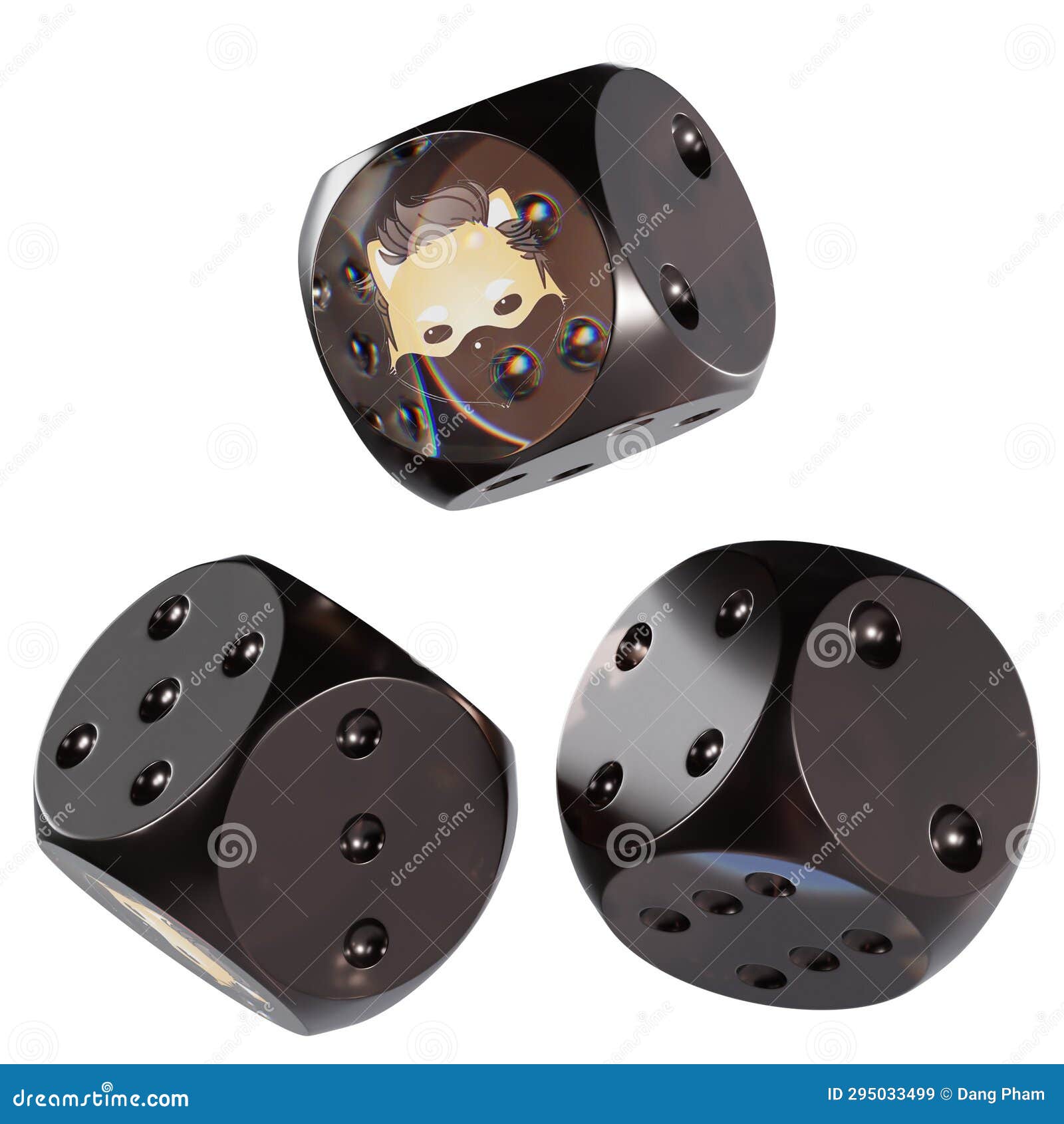 Dice Dogelon Mars ,ELON Glass Dice Crypto 3D Icon Stock Illustration ...