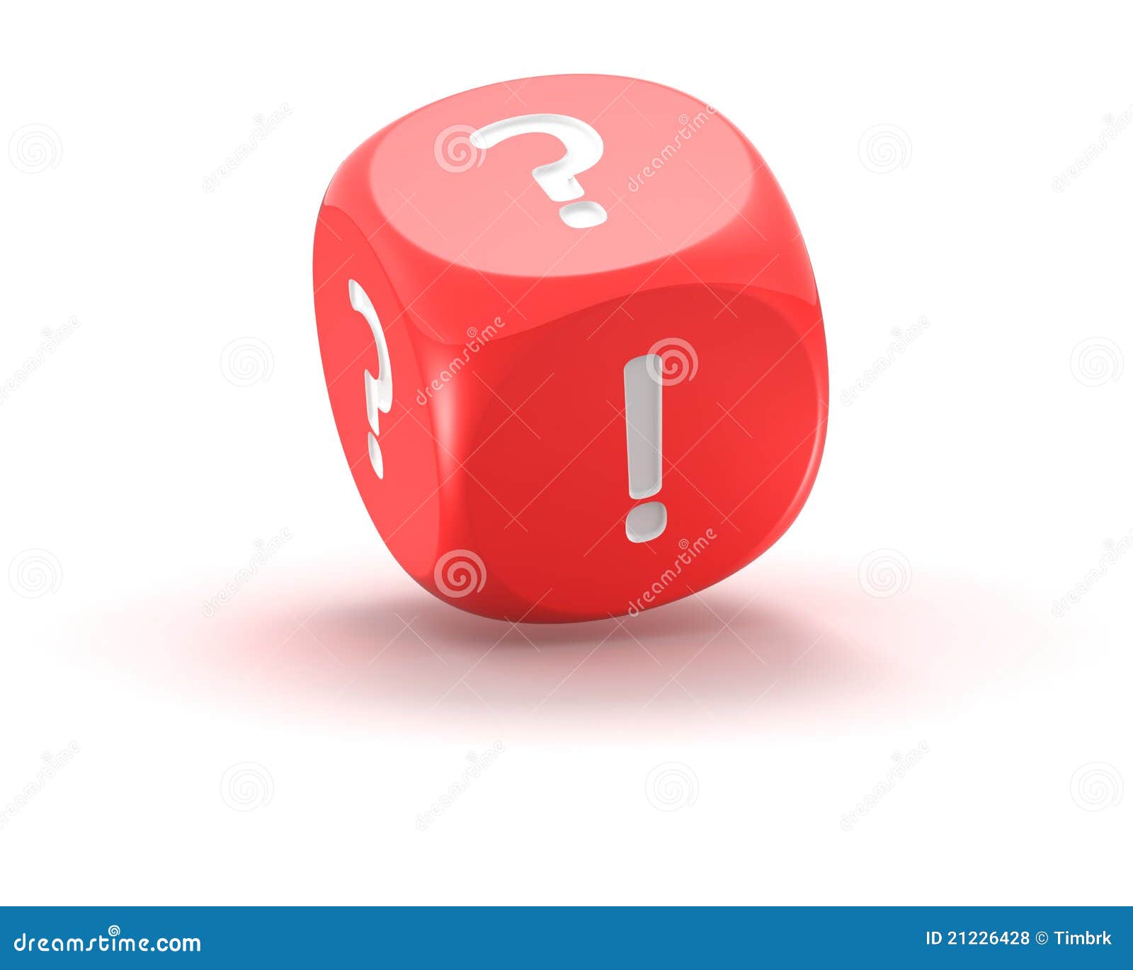 Dice With Question Mark. Stock Image | CartoonDealer.com #20100055