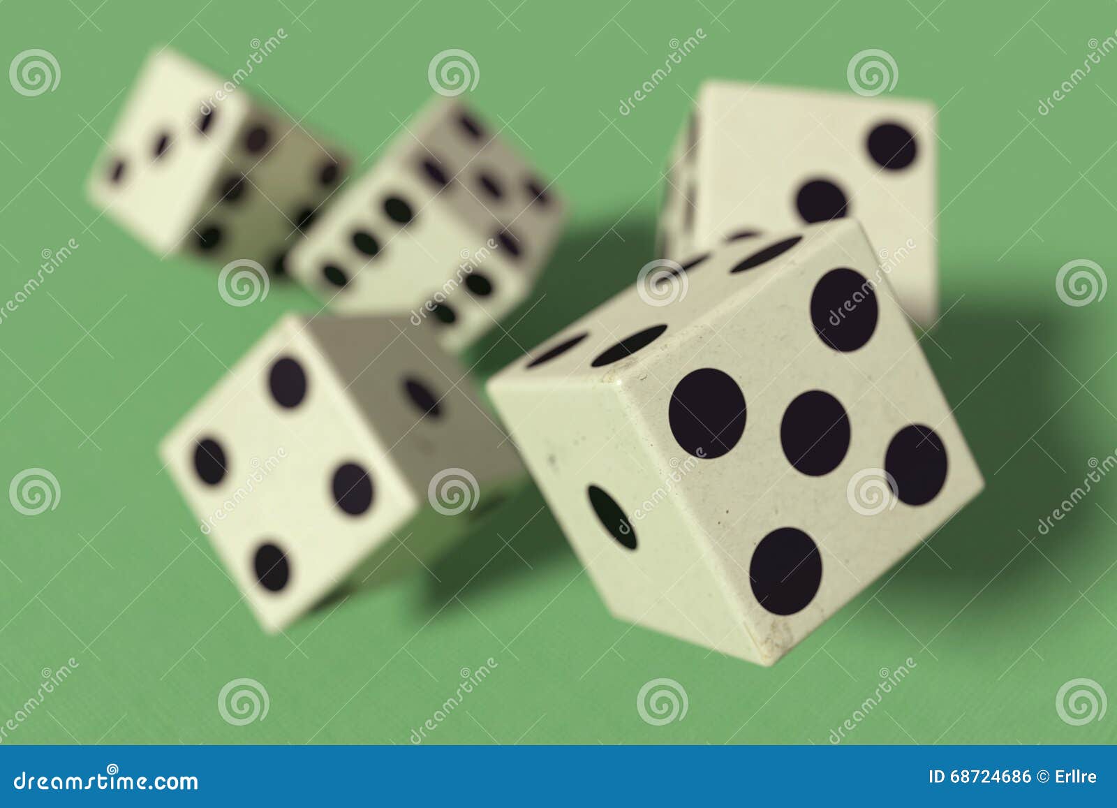 Dice Falling Stock Photo | CartoonDealer.com #78506154