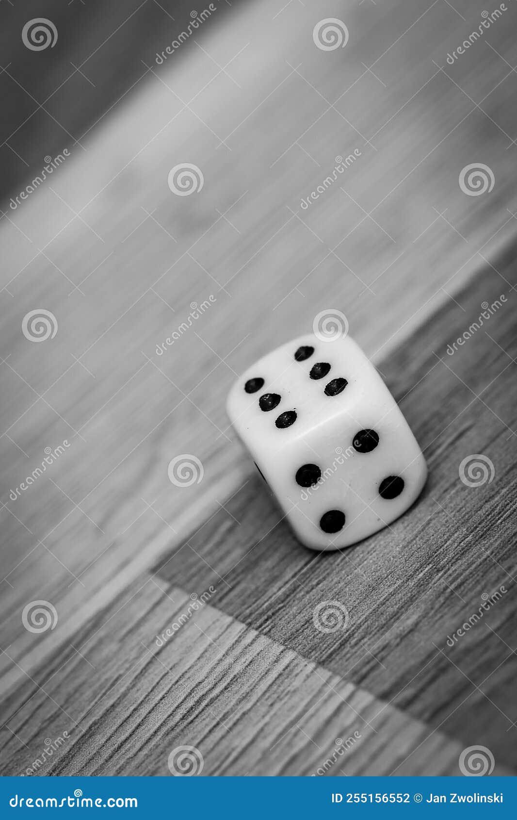 Dice on the floor stock photo. Image of grayscale, entertainment ...