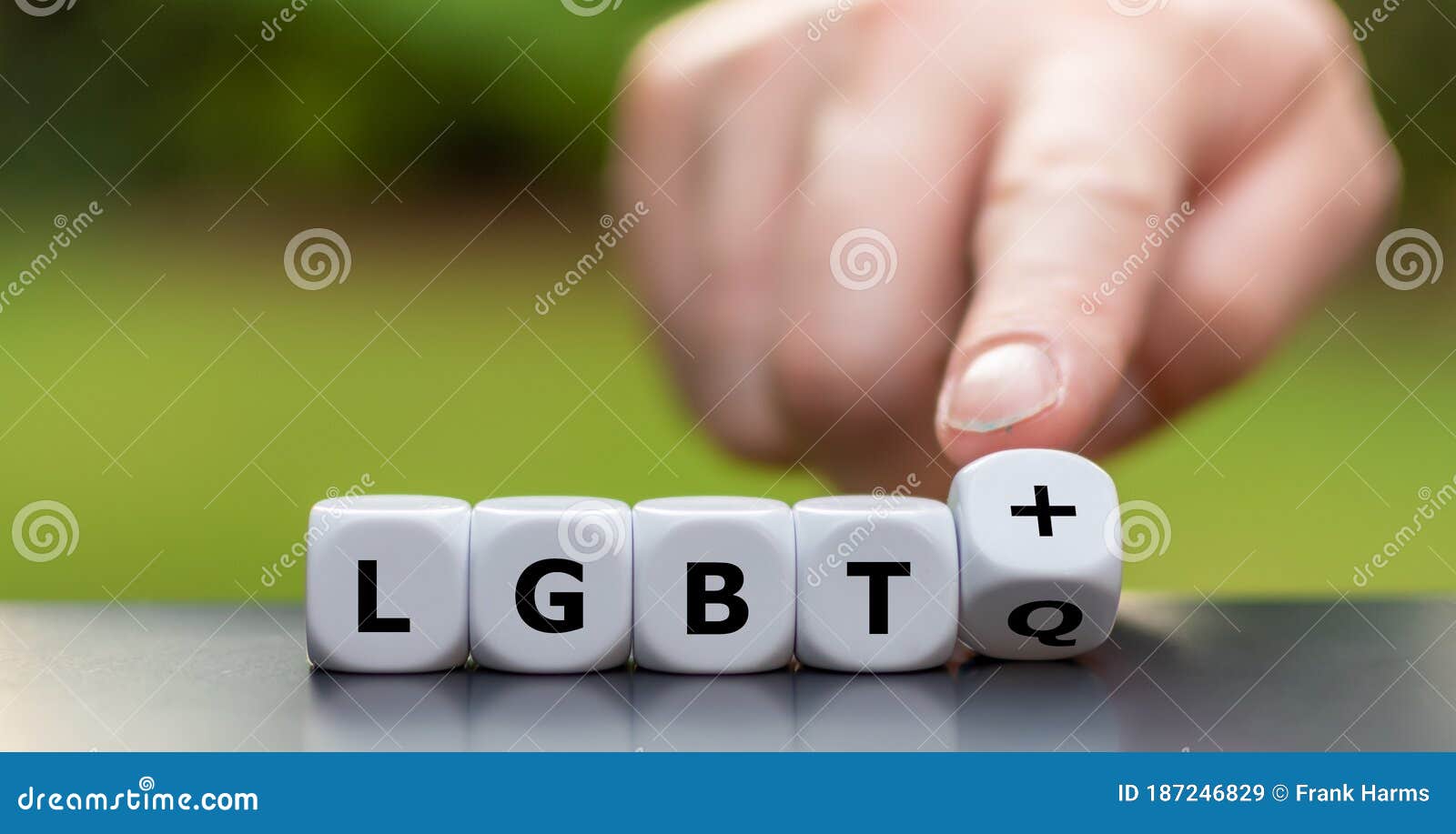 Dice Form the Acronyms `LGBTQ` and `LGBT`. Stock Image - Image of ...