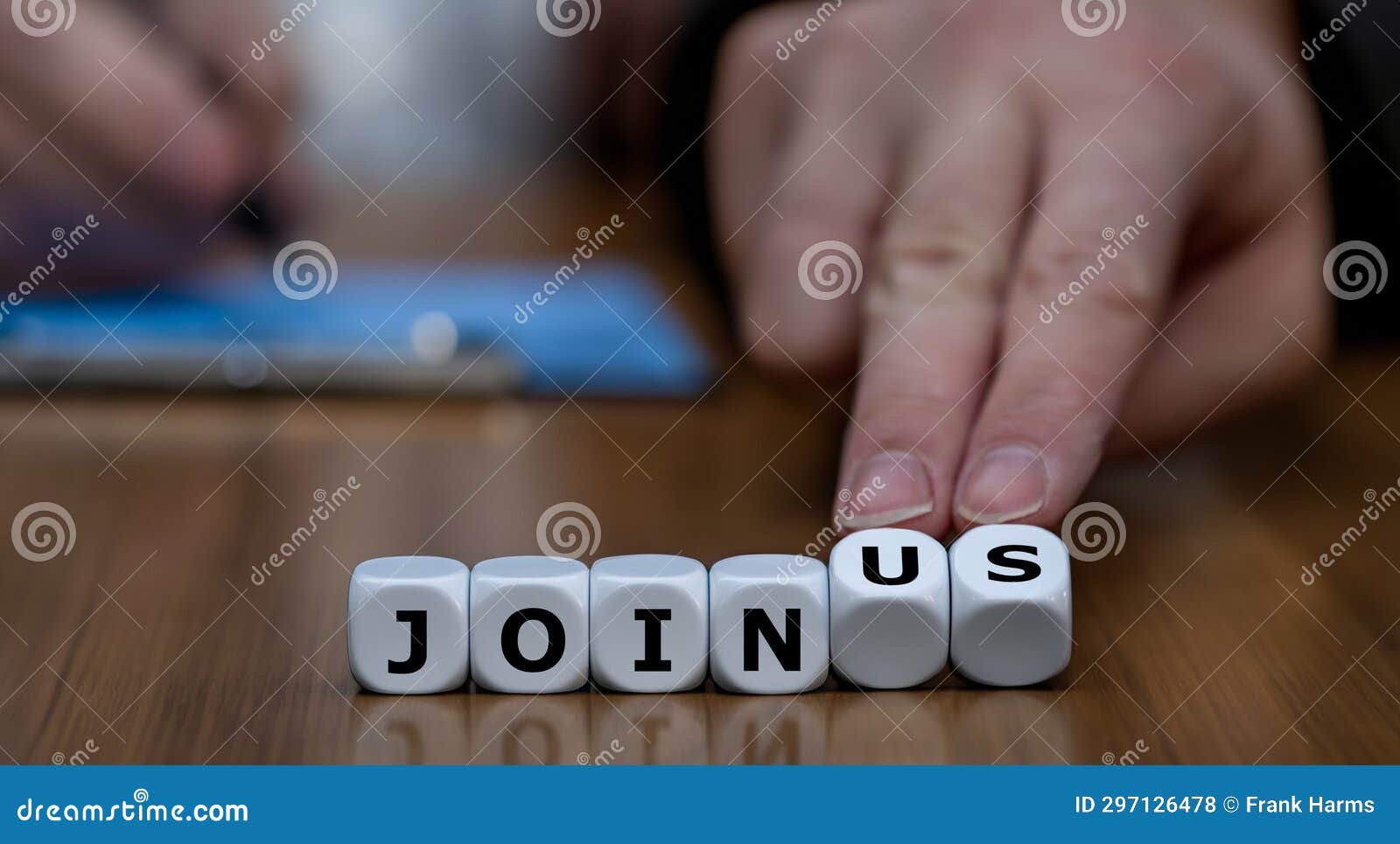 Dice Form the Expression Join Us. Stock Photo - Image of word, 39aph39 ...