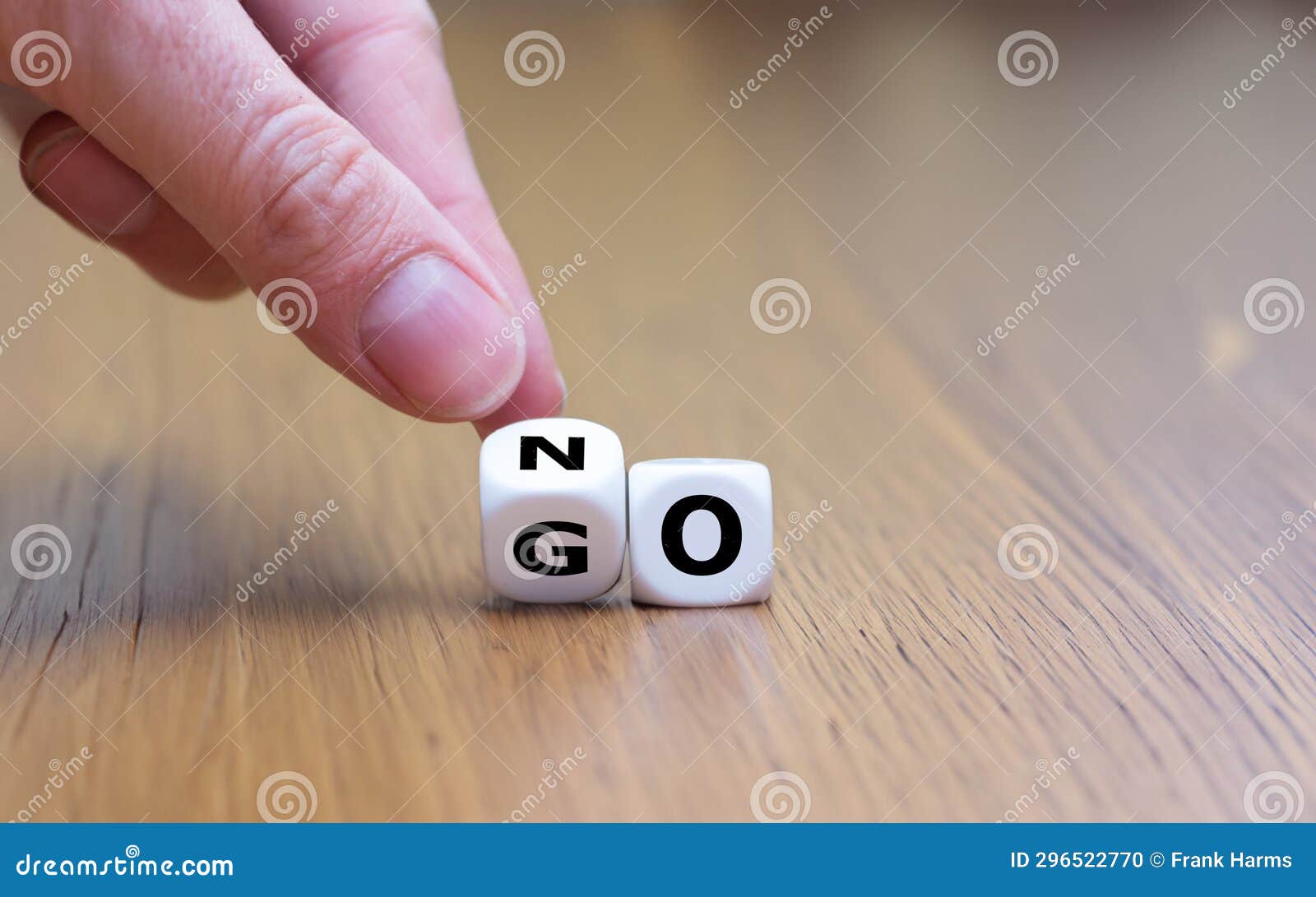 Dice Form the Expression No Go . Stock Photo - Image of choosing, dice ...
