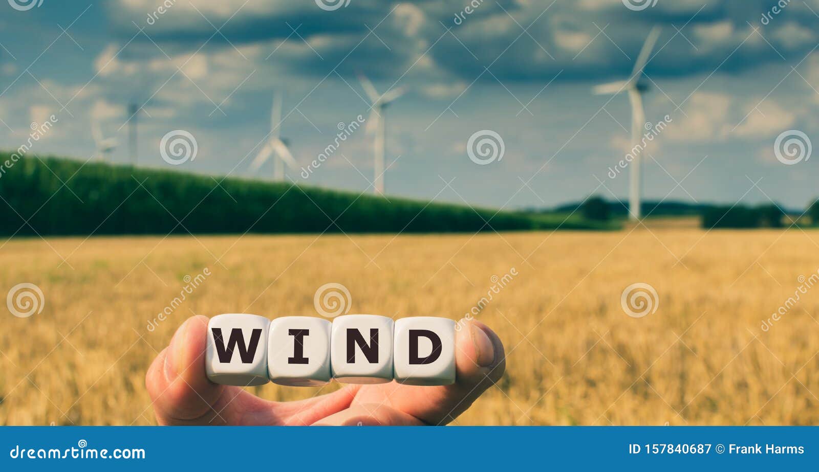 Dice form the word `wind` stock image. Image of energy - 157840687