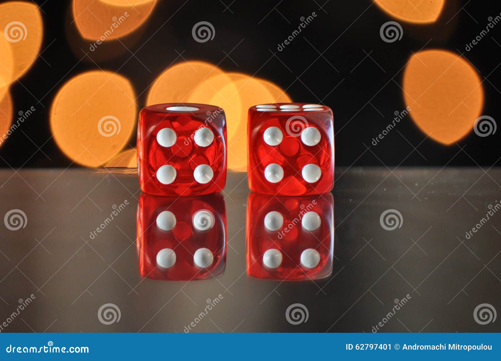 Dice for Gambling. Number Four Stock Image - Image of four, objects ...
