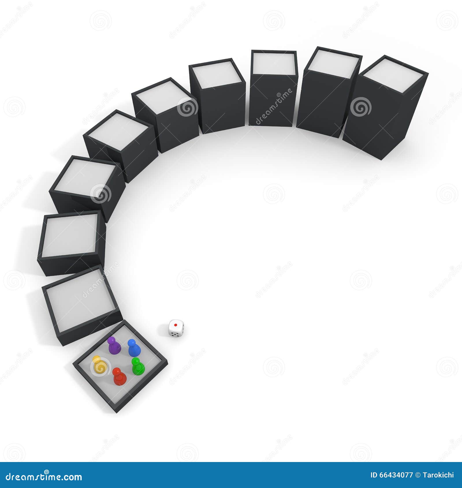 Dice Game stock illustration. Illustration of stairs - 66434077