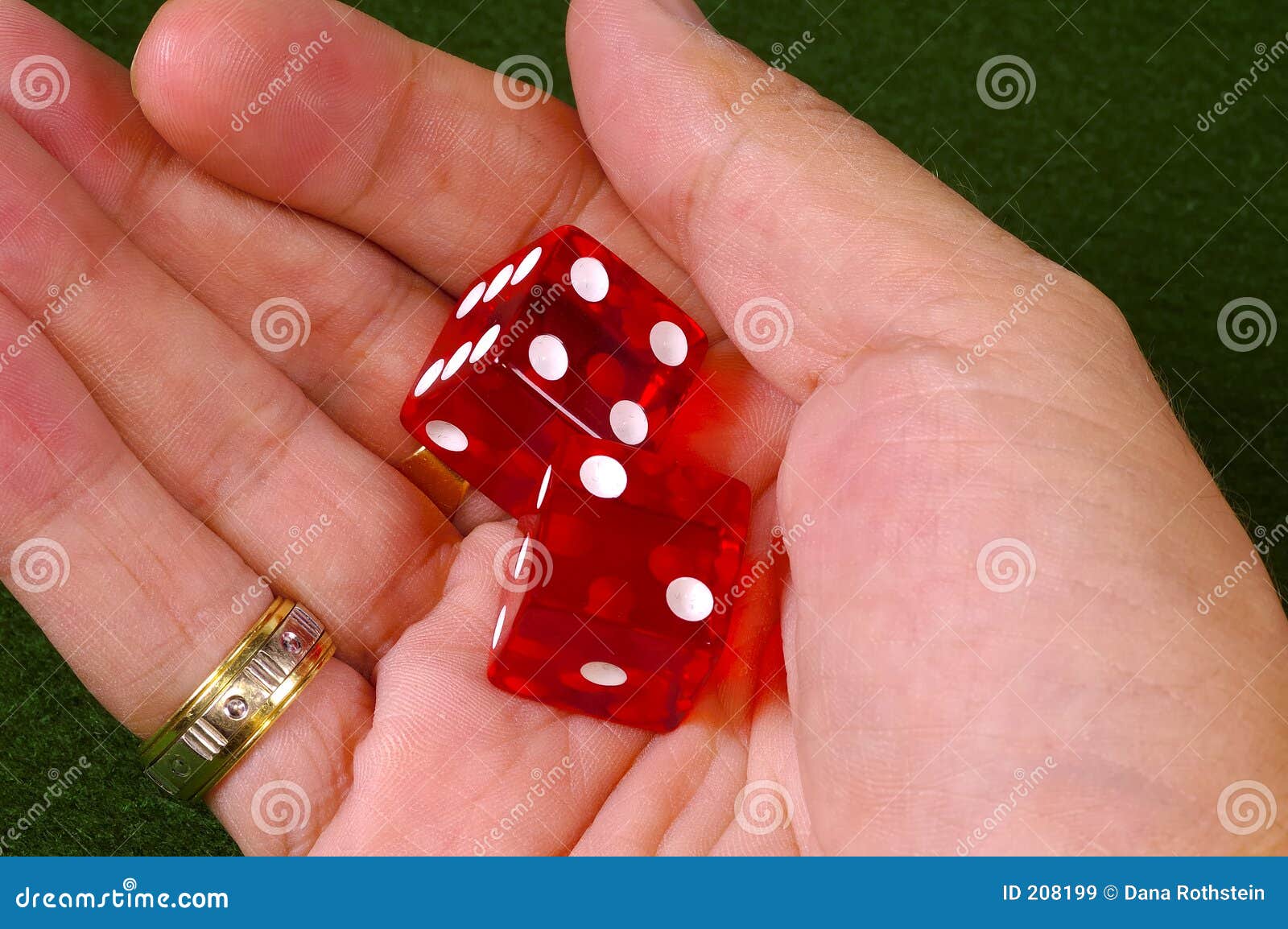 Dice in Hand stock image. Image of leisure, casino, game - 208199